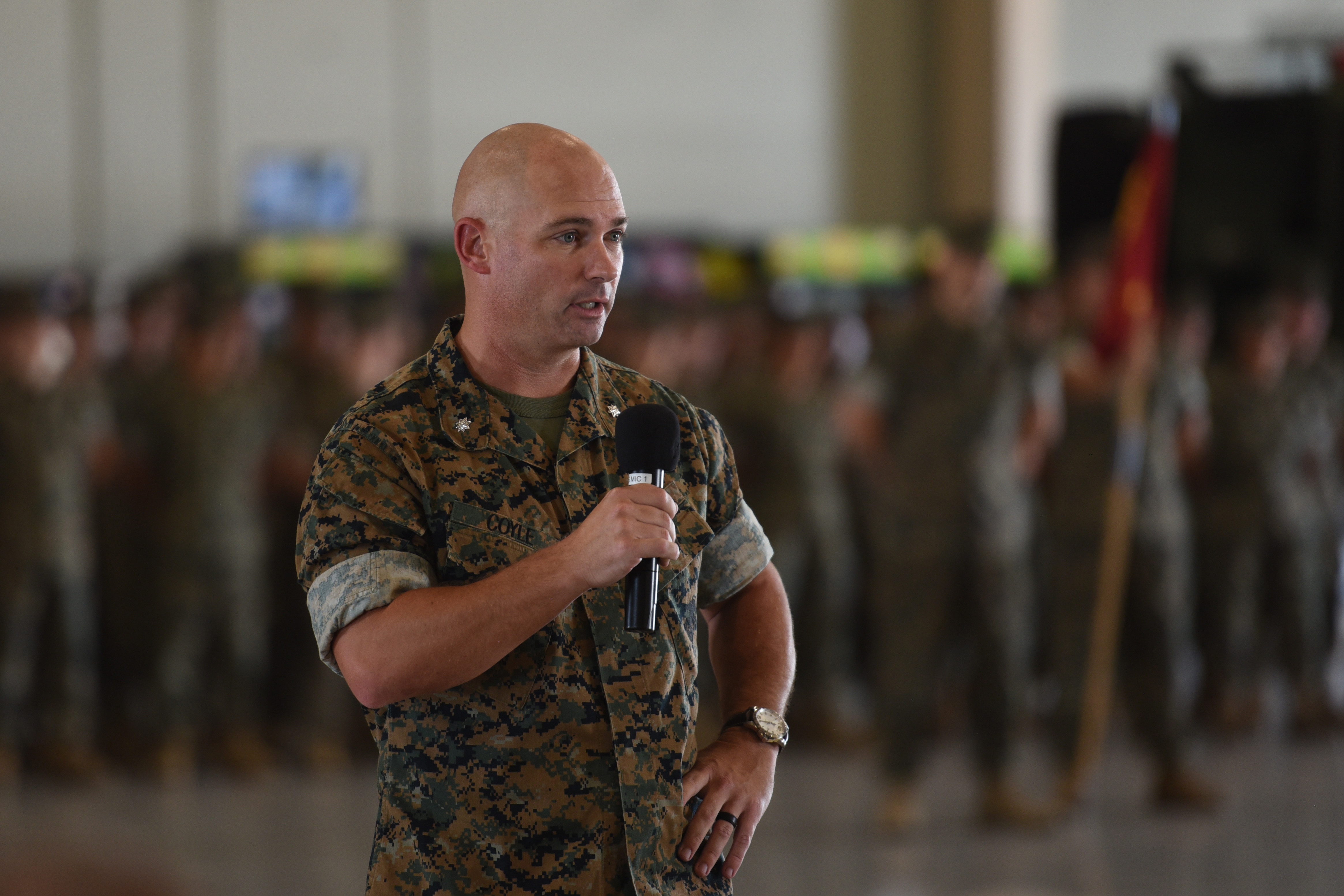 Marine Corps Detachment welcomes new commander > Goodfellow Air Force ...