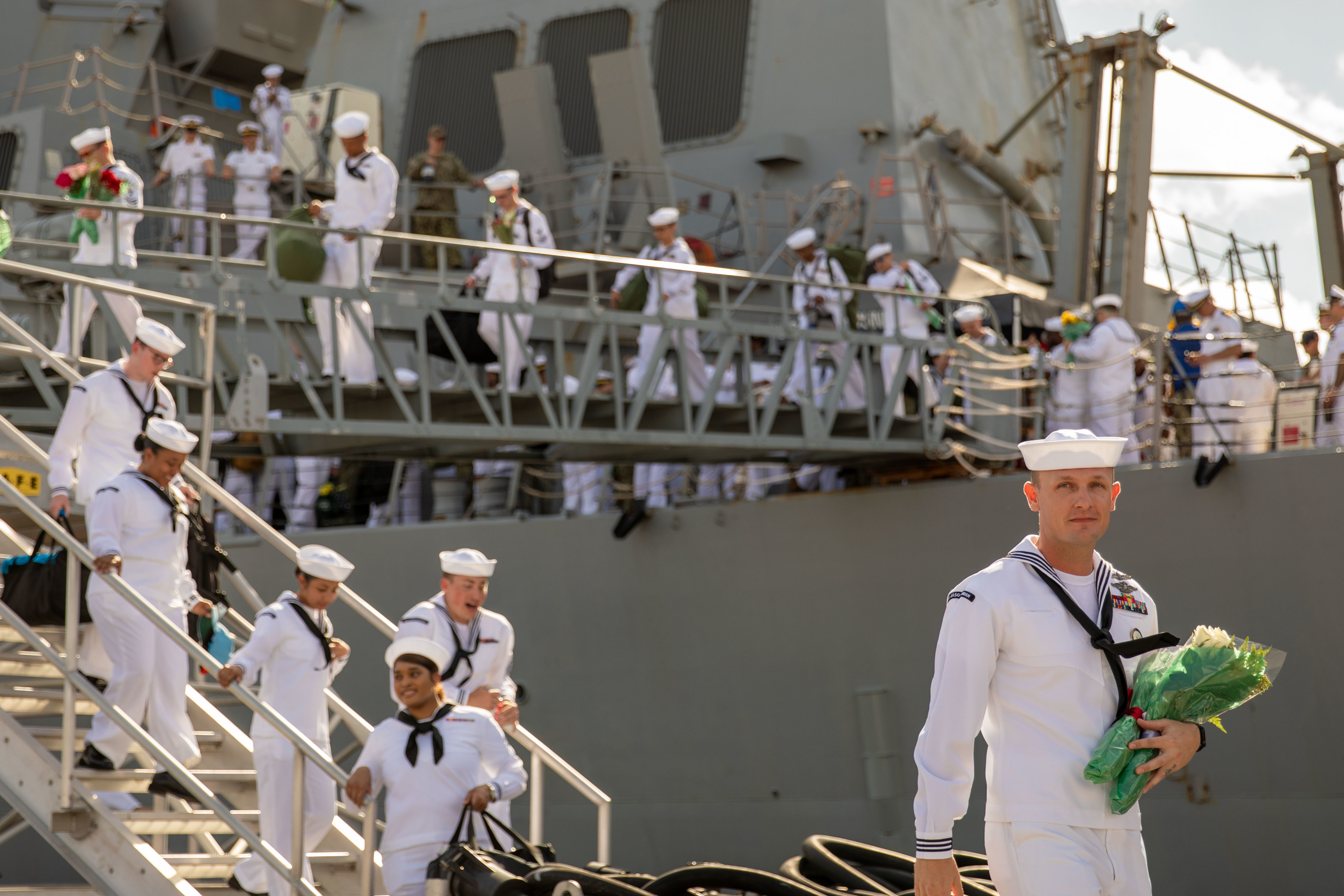 USS Jason Dunham Returns to Homeport > Commander, U.S. 2nd Fleet > News ...