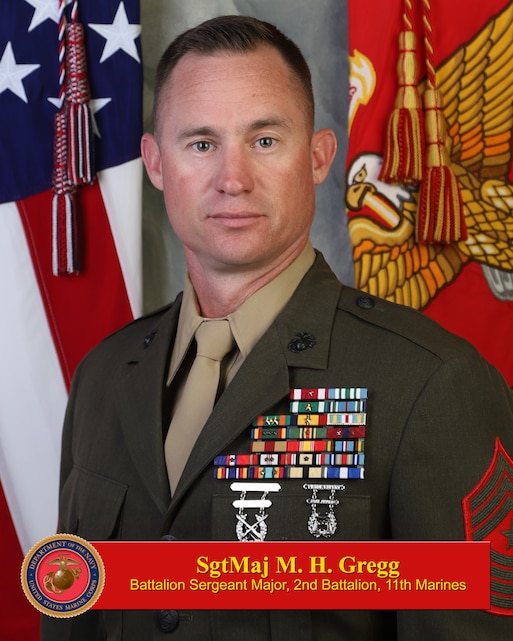Sergeant Major Marshall H. Gregg > 1st Marine Division > Biography