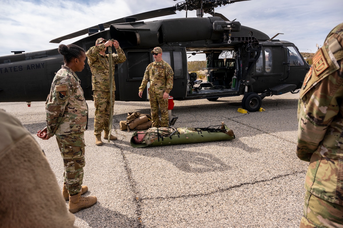 412th Medical Group Participates in Combat Medevac Joint Training ...