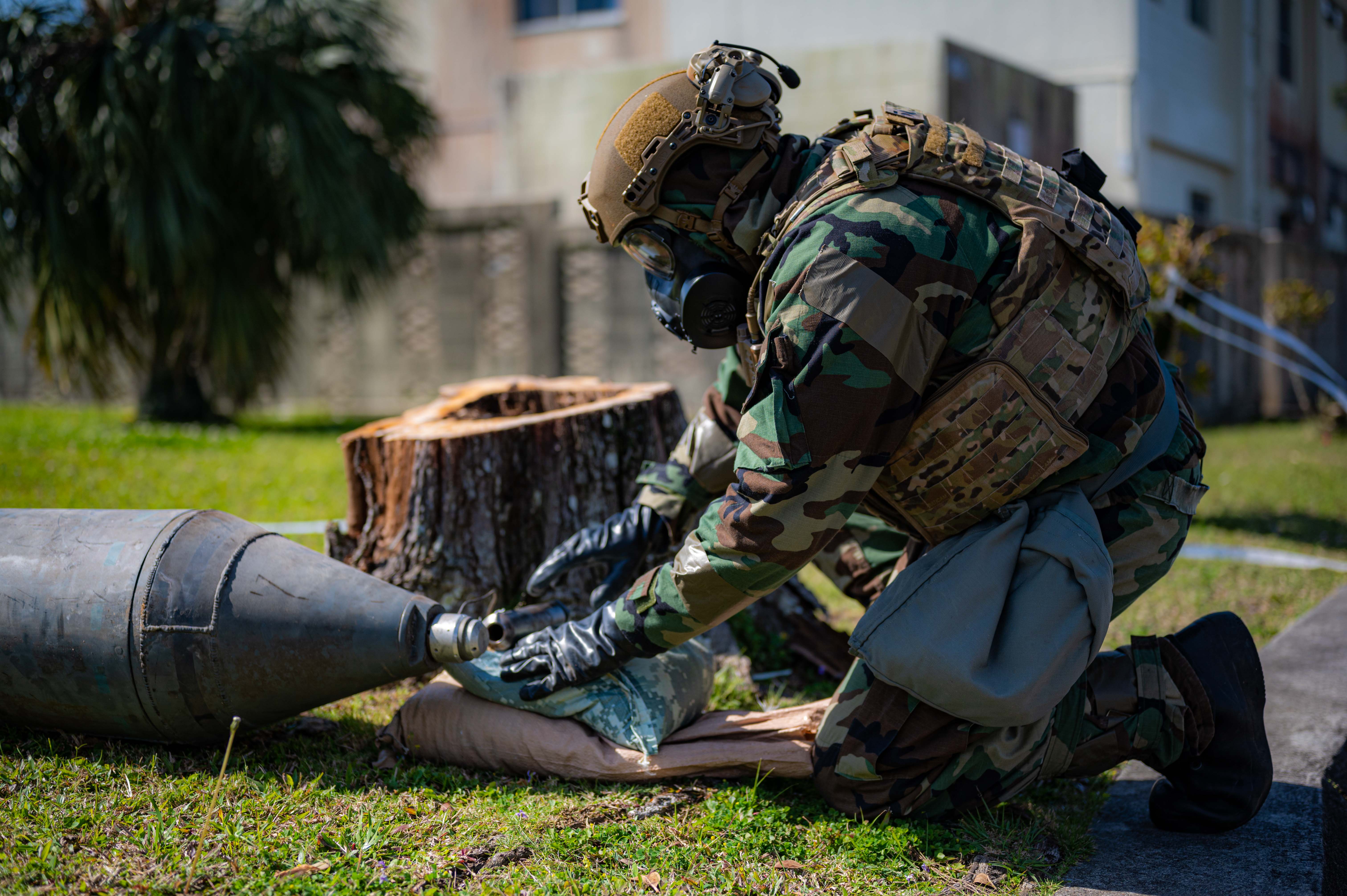 EOD trains to dispose of UXOs