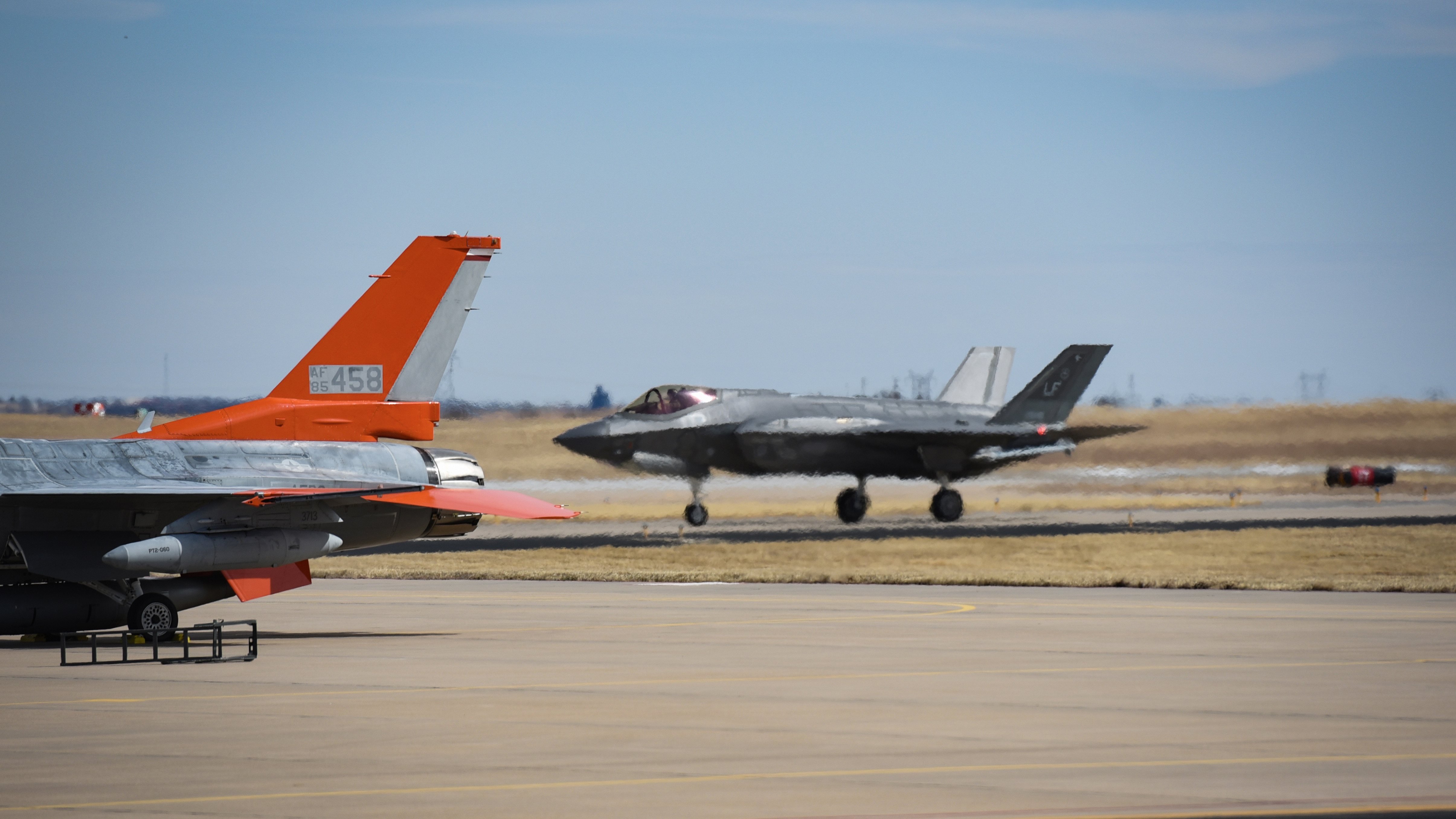 Transient aircraft at Sheppard AFB