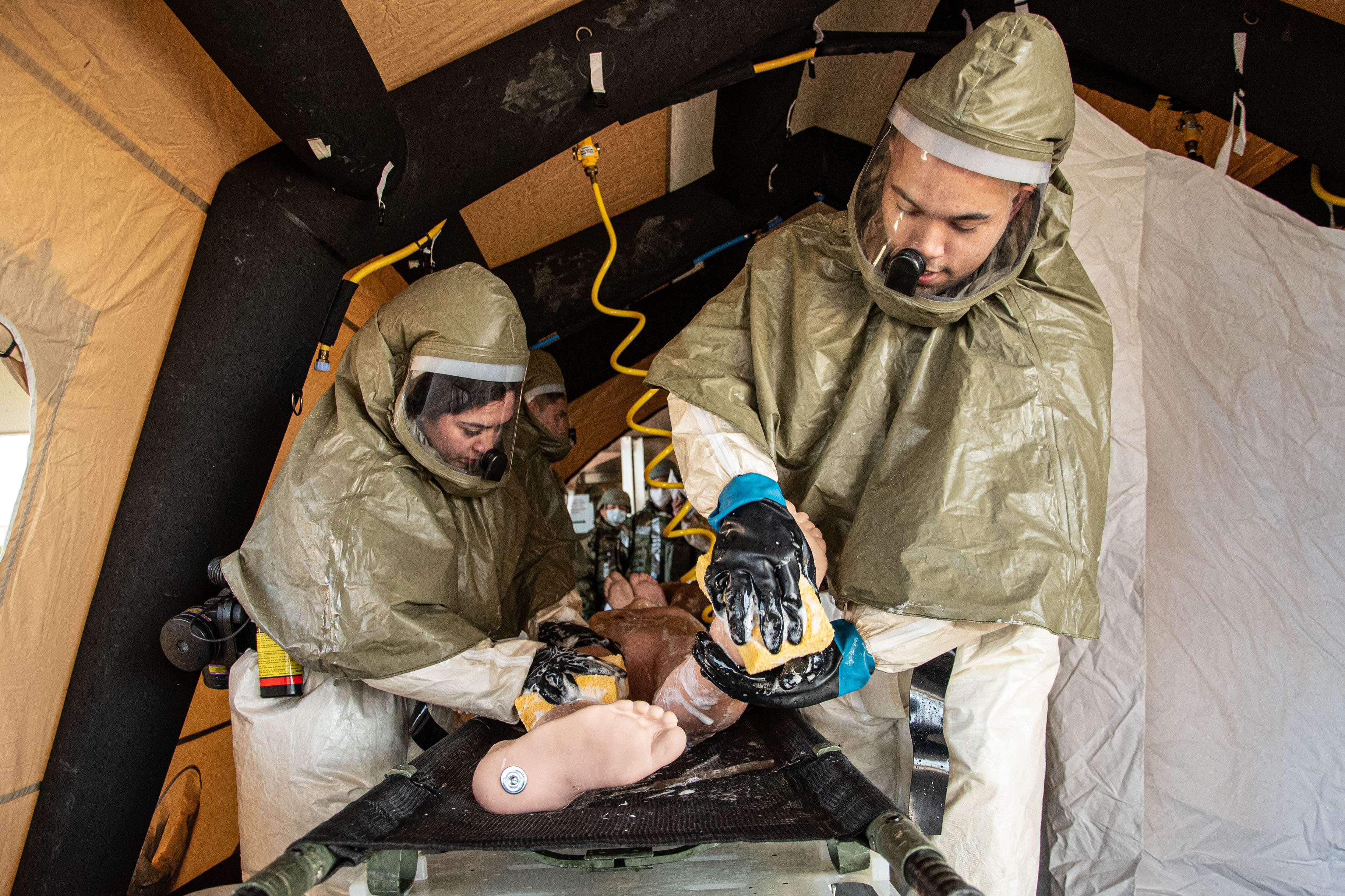 How to Save a Life: 18th OMRS trains patient decontamination