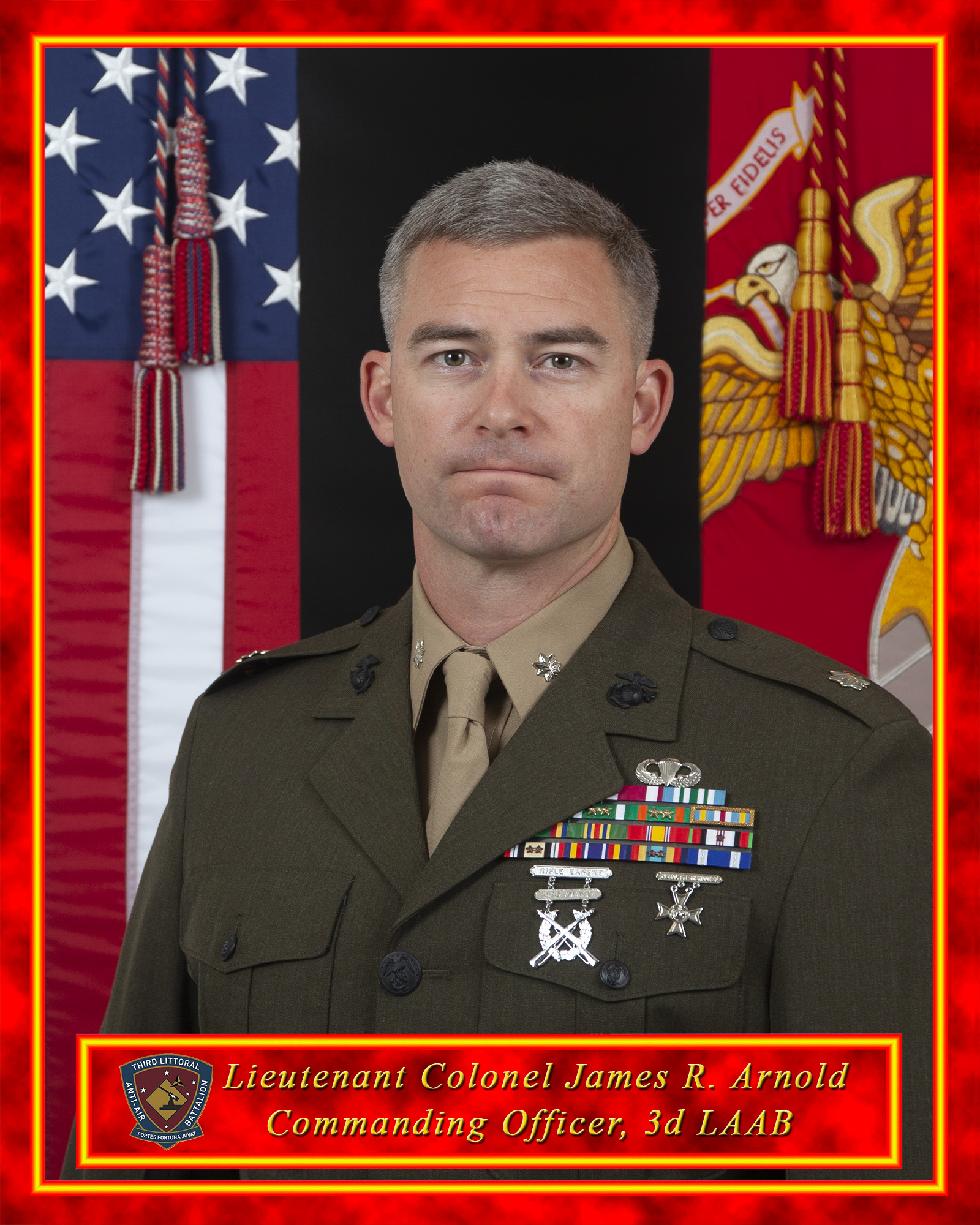Lieutenant Colonel James R. Arnold > 3d Marine Littoral Regiment ... Lieutenant Colonel James R. Arnold > 3d Marine Littoral Regiment ...