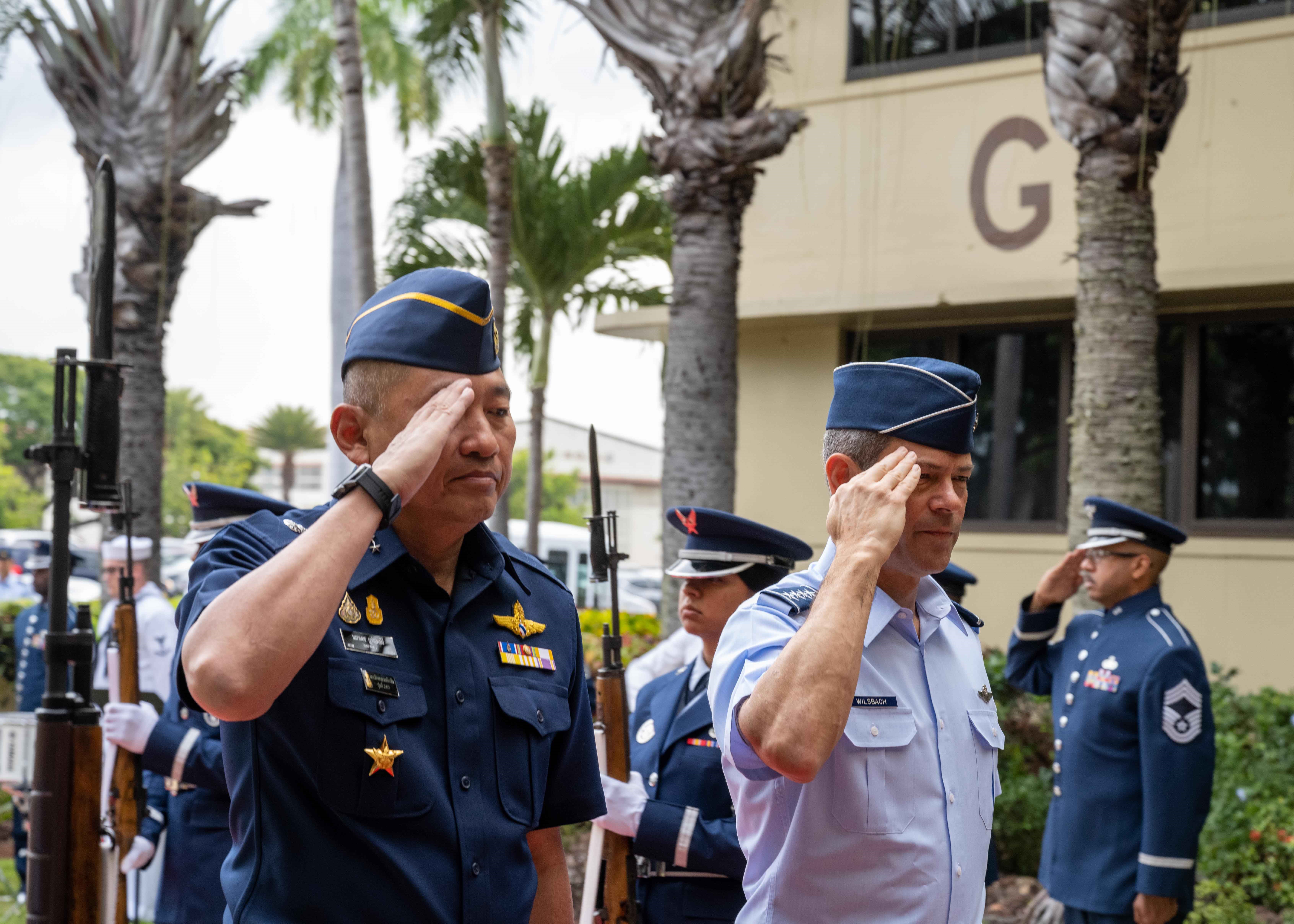 RTAF CINC visits PACAF HQ > Pacific Air Forces > Article Display