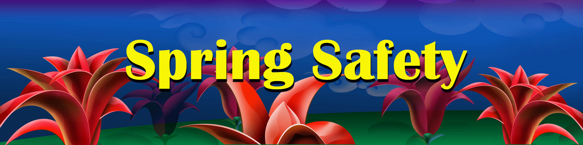 Spring Safety Banner