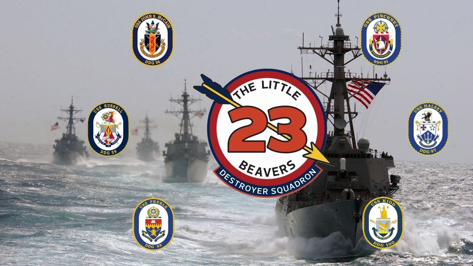 Destroyer Squadron (COMDESRON) 23 Banner