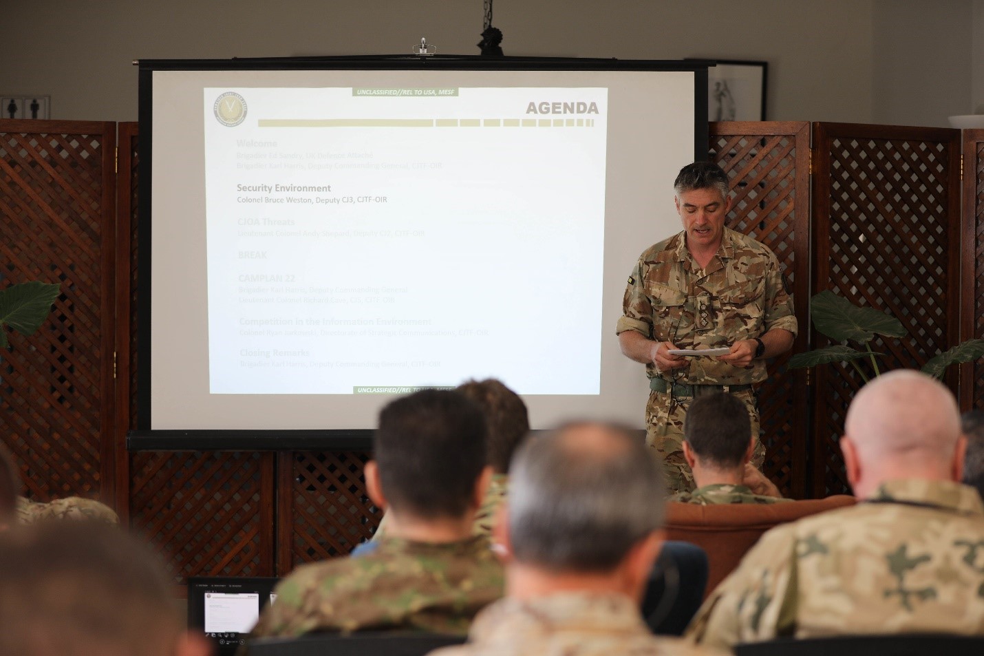 Coalition hosts first defense attaché forum in more than 12 months > U ...