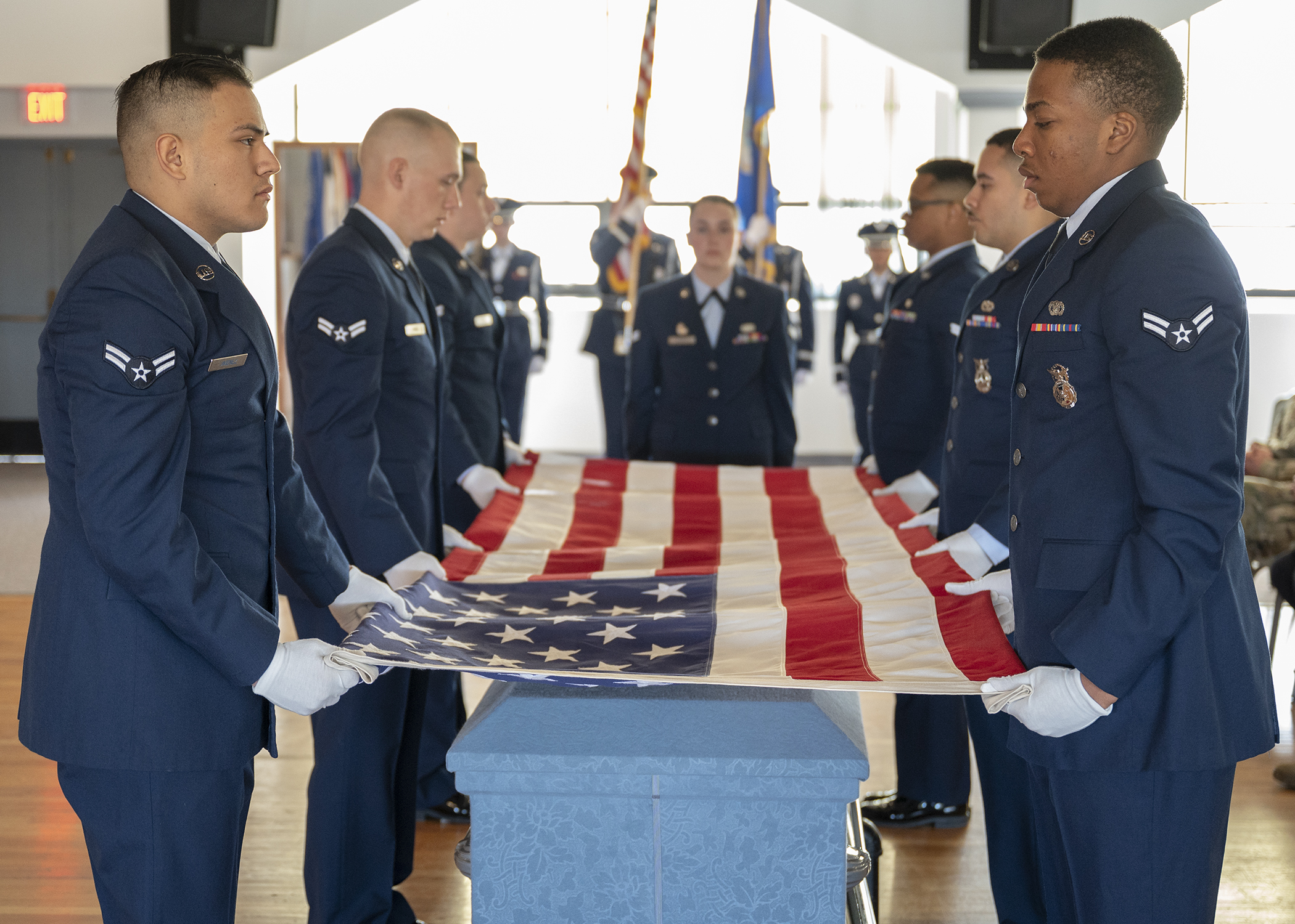 Warren recognizes new honor guard graduates > F.E. Warren Air Force ...