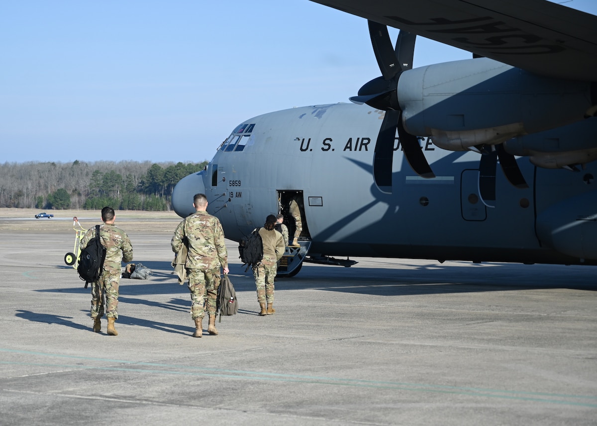 Inspiring the next generation: LRAFB Airmen host ROTC orientation in ...