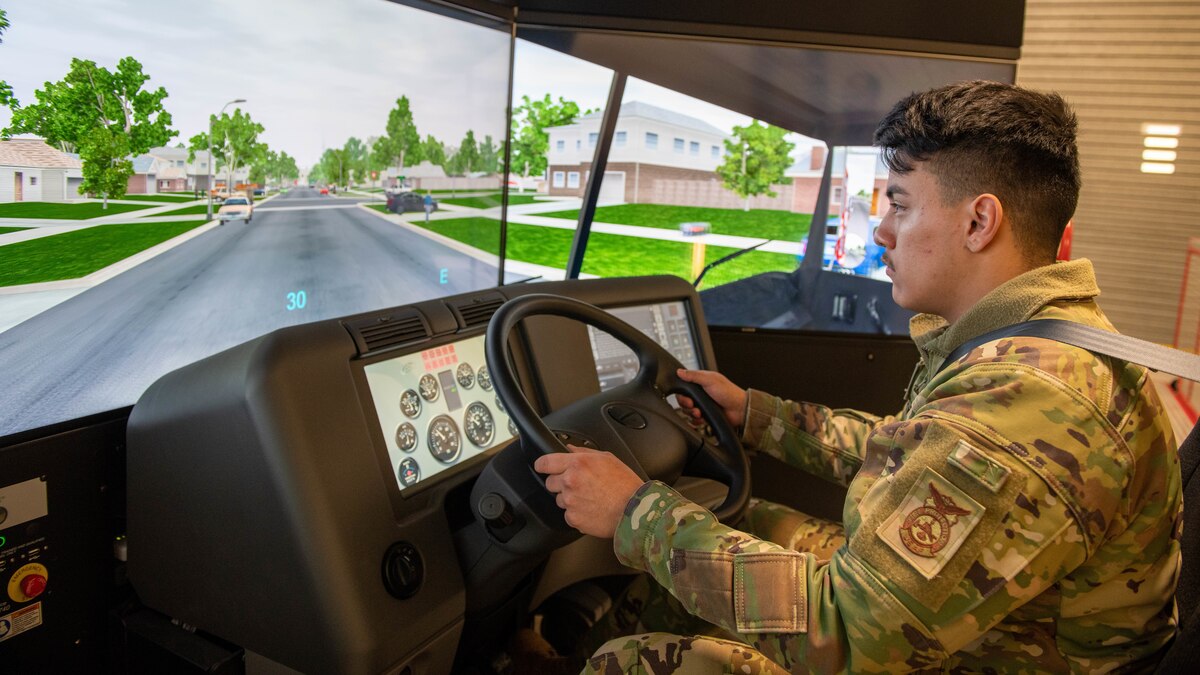 Fire Fighting Driving Simulator > Royal Air Force Lakenheath > Article ...