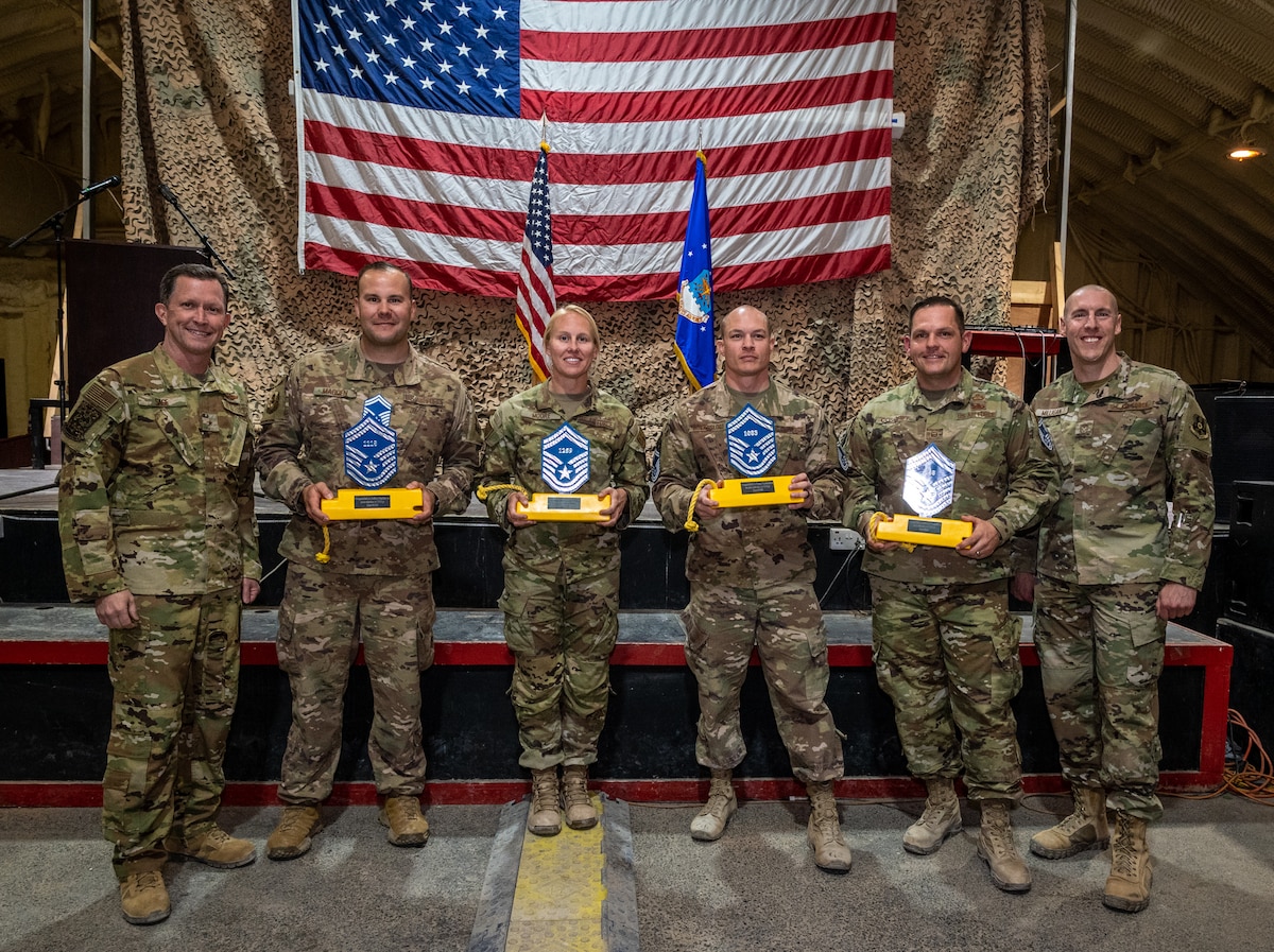 332d AEW celebrates newest Red Tail senior master sergeants > 505th ...
