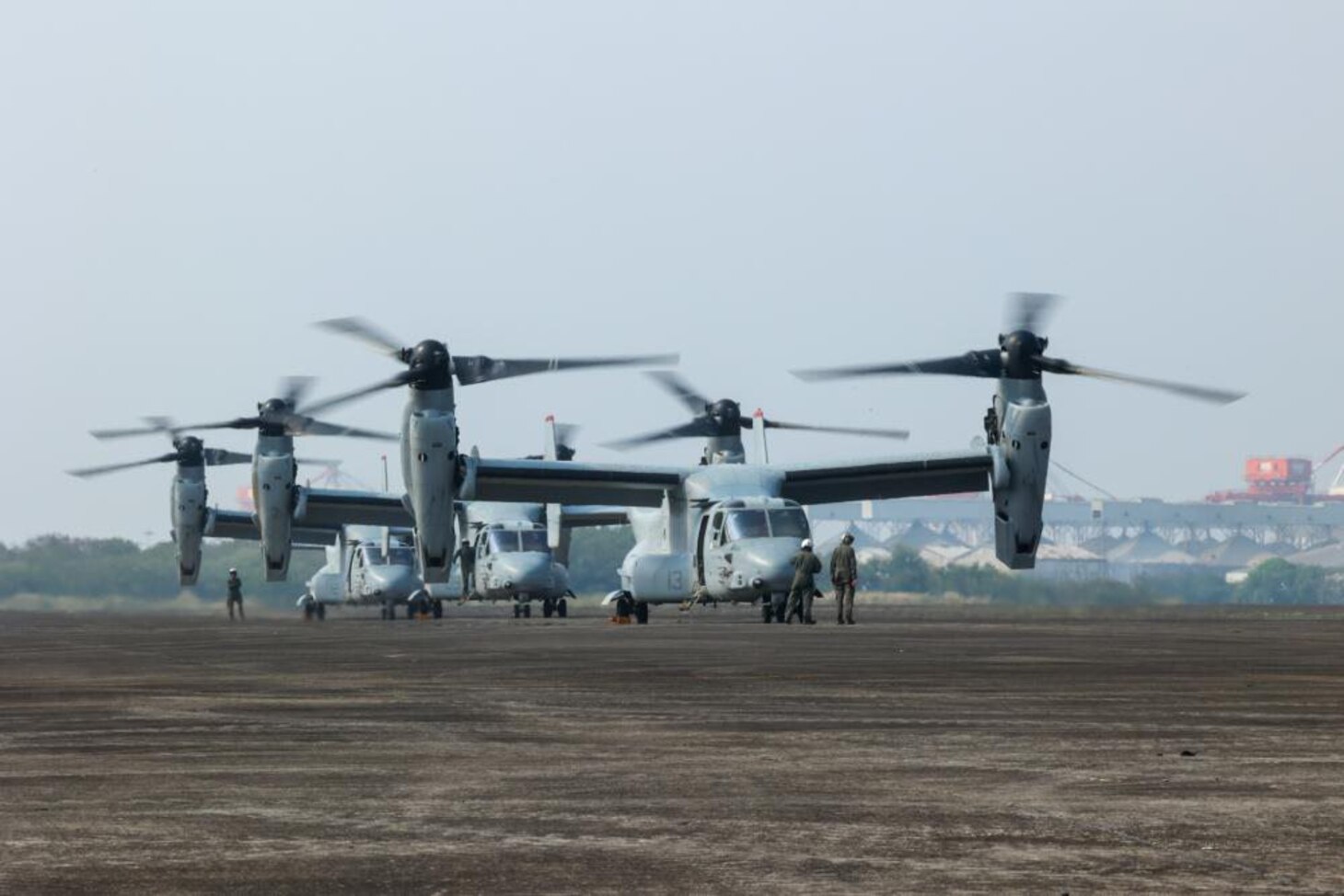 Marine Medium Tiltrotor Squadron-363 MV-22 Ospreys Fly Far > U.S. Indo ...