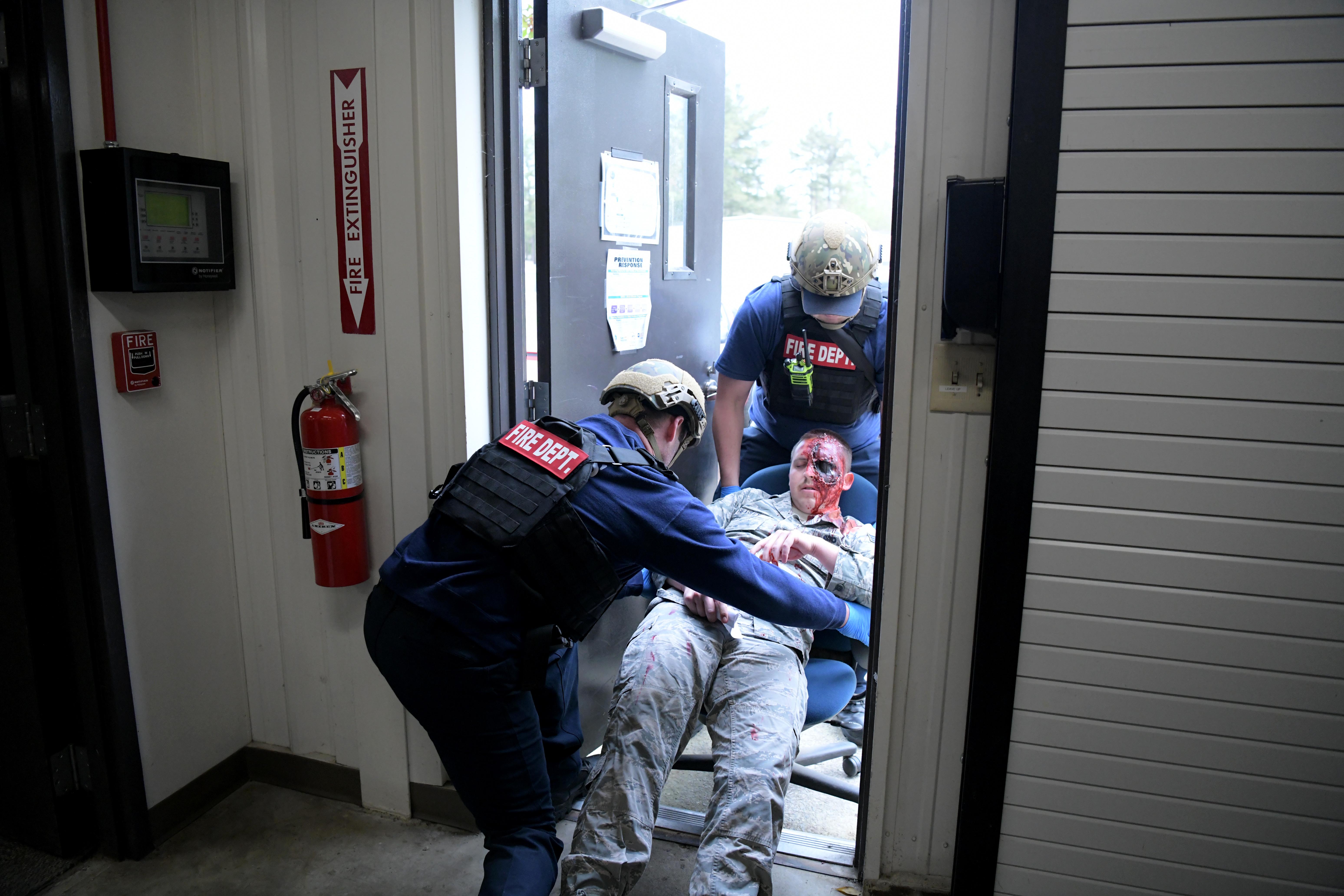 Robins AFB participates in active shooter exercise: ‘Run, hide, fight ...
