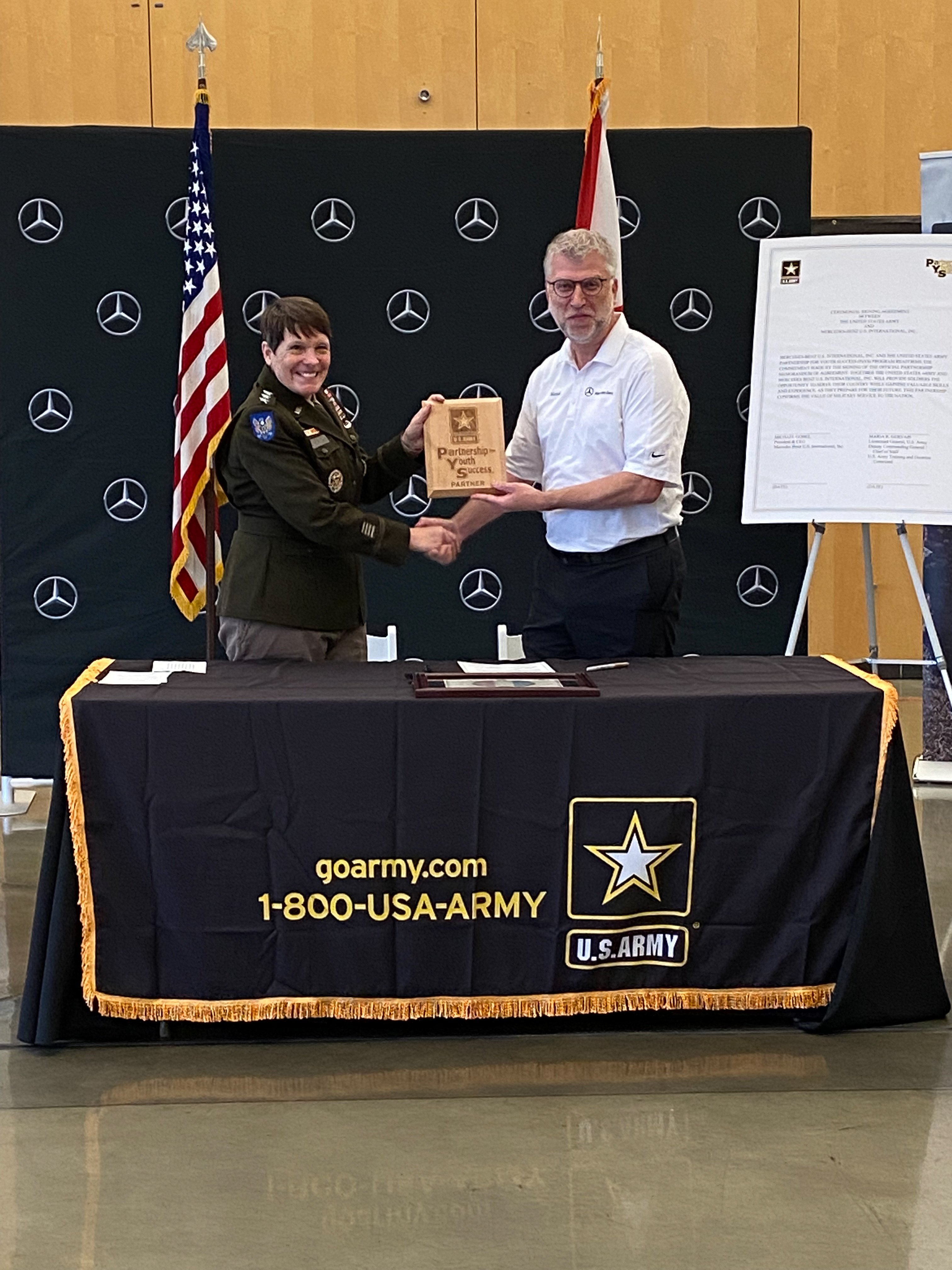 Mercedes-Benz joins Army’s Partnership for Youth Success program > U.S ...