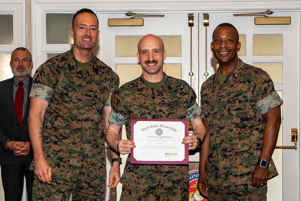 Volunteer Appreciation Awards Ceremony > Marine Corps Base Quantico > News