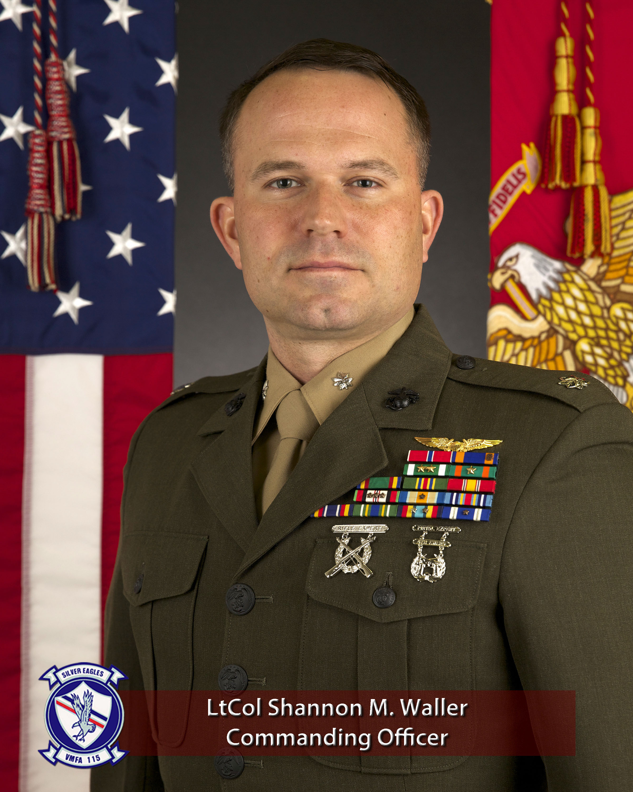 Lieutenant Colonel Shannon. M. Waller > 2nd Marine Aircraft Wing ...