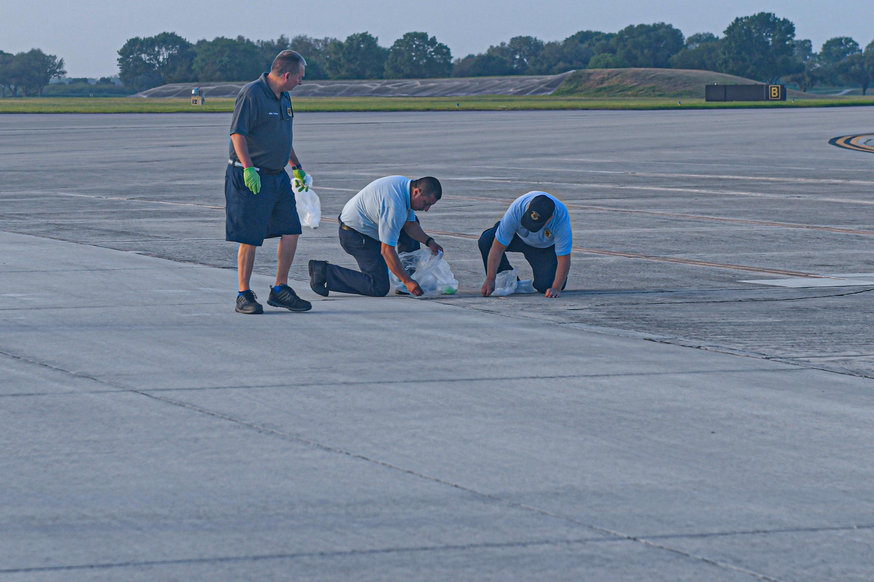 FOD walks ensure clear runways following airshow > Joint Base San ...