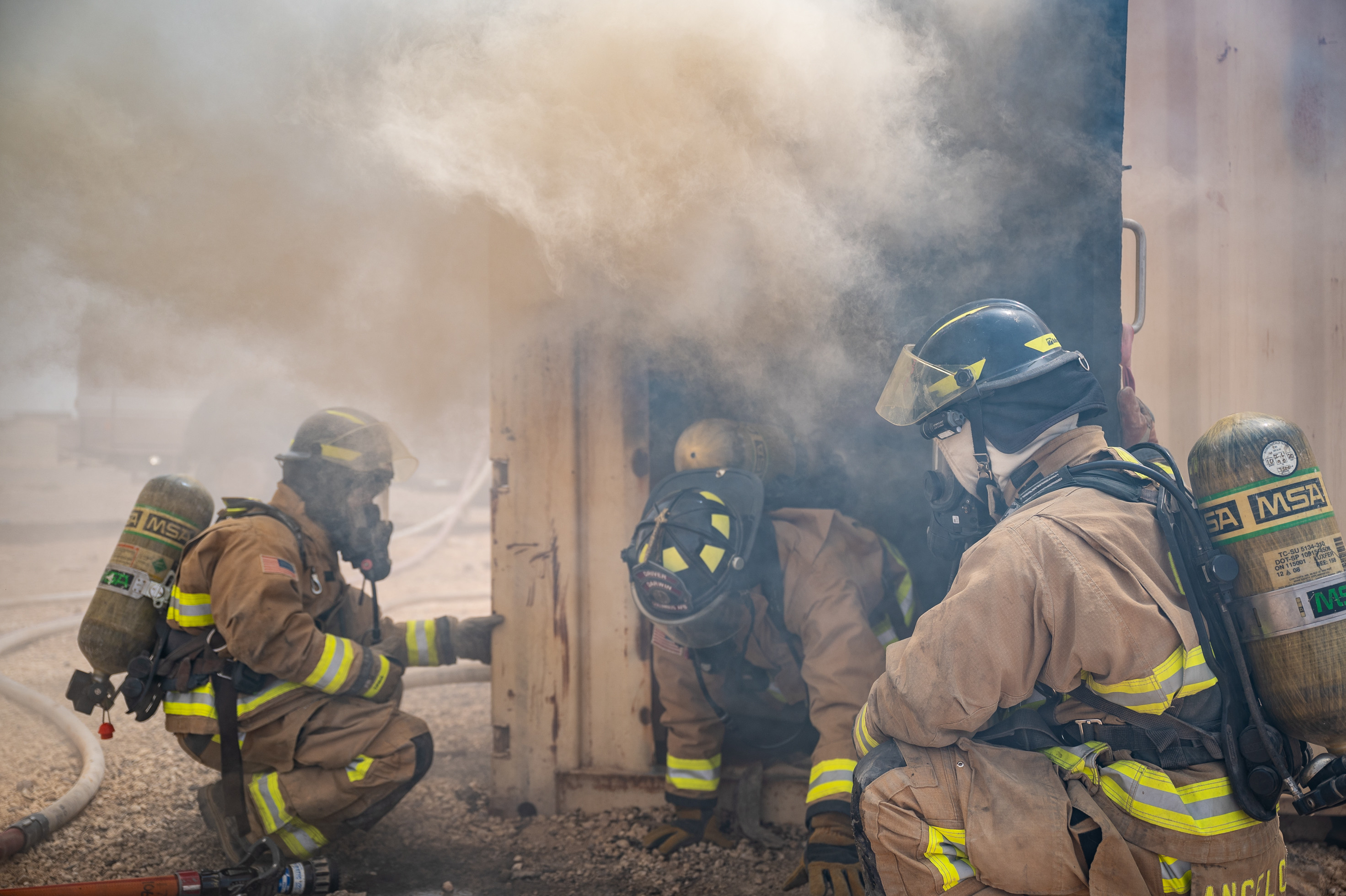 332d ECES firefighters perform live-fire flashover training > U.S. Air ...