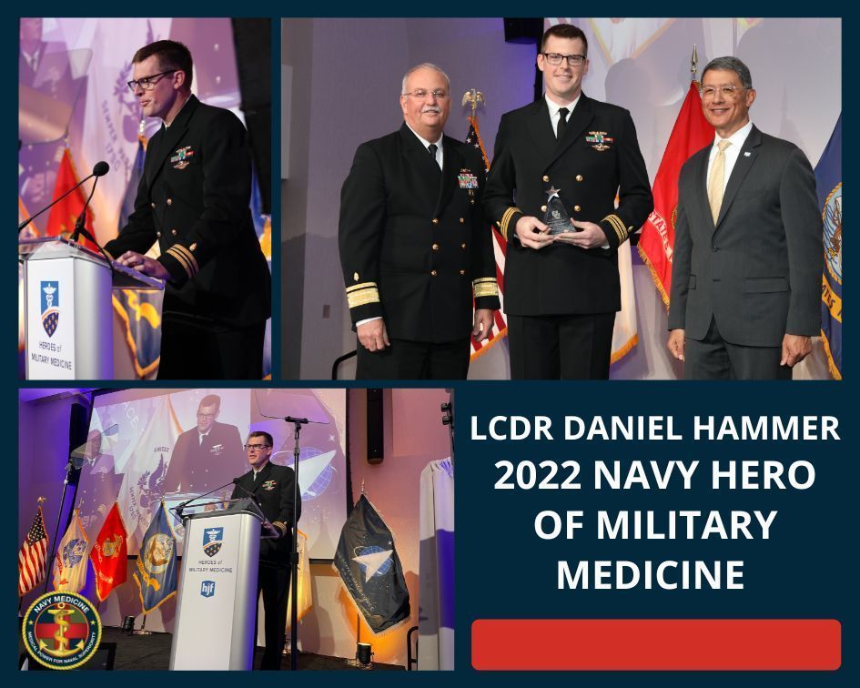 Navy Dentist Honored as the 2022 Navy Hero of Military Medicine ...
