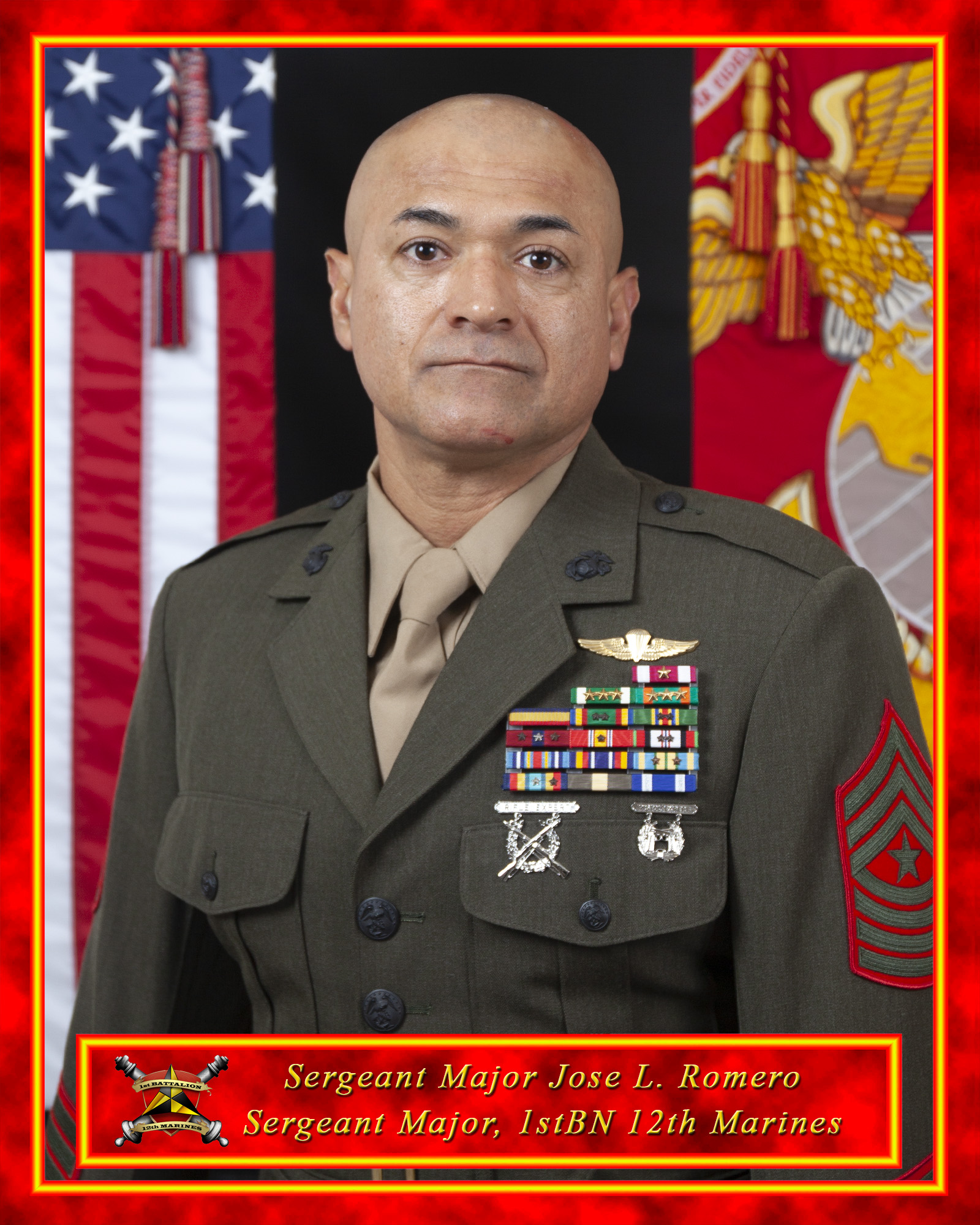 Sergeant Major Jose L. Romero > 3rd Marine Division > Leaders