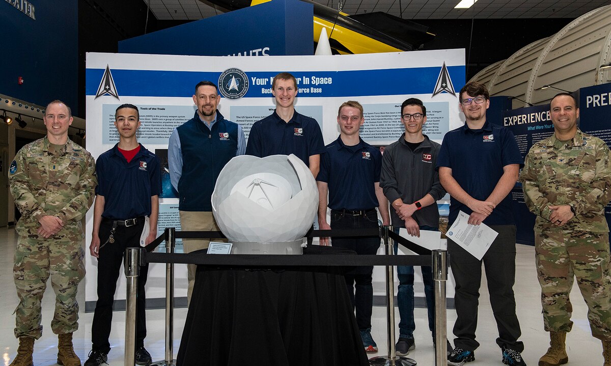 SBIRS exhibit at the Wings Over Rockies Air and Space Museum > Buckley ...