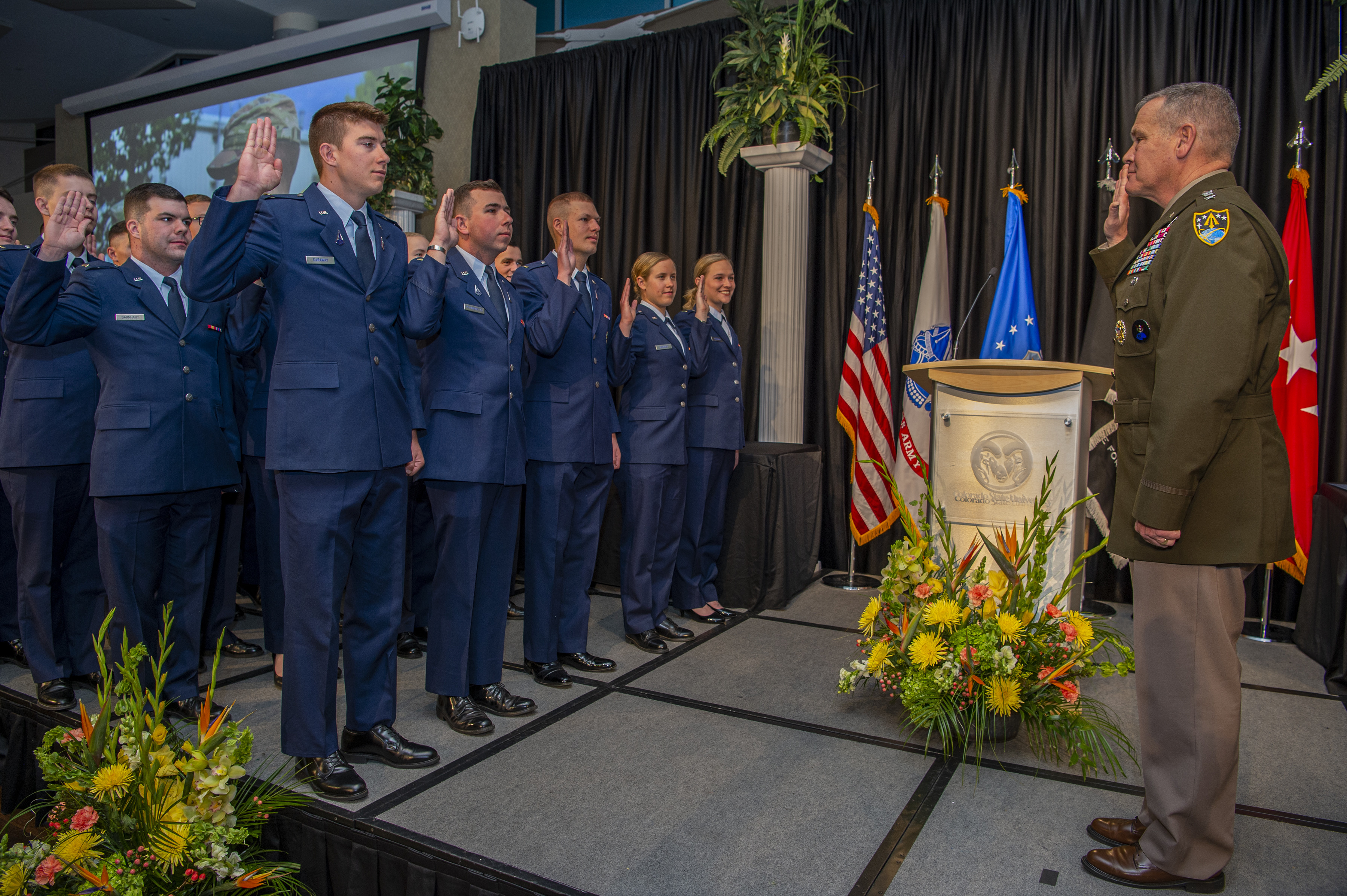 USSPACECOM Commander CSU Commissioning