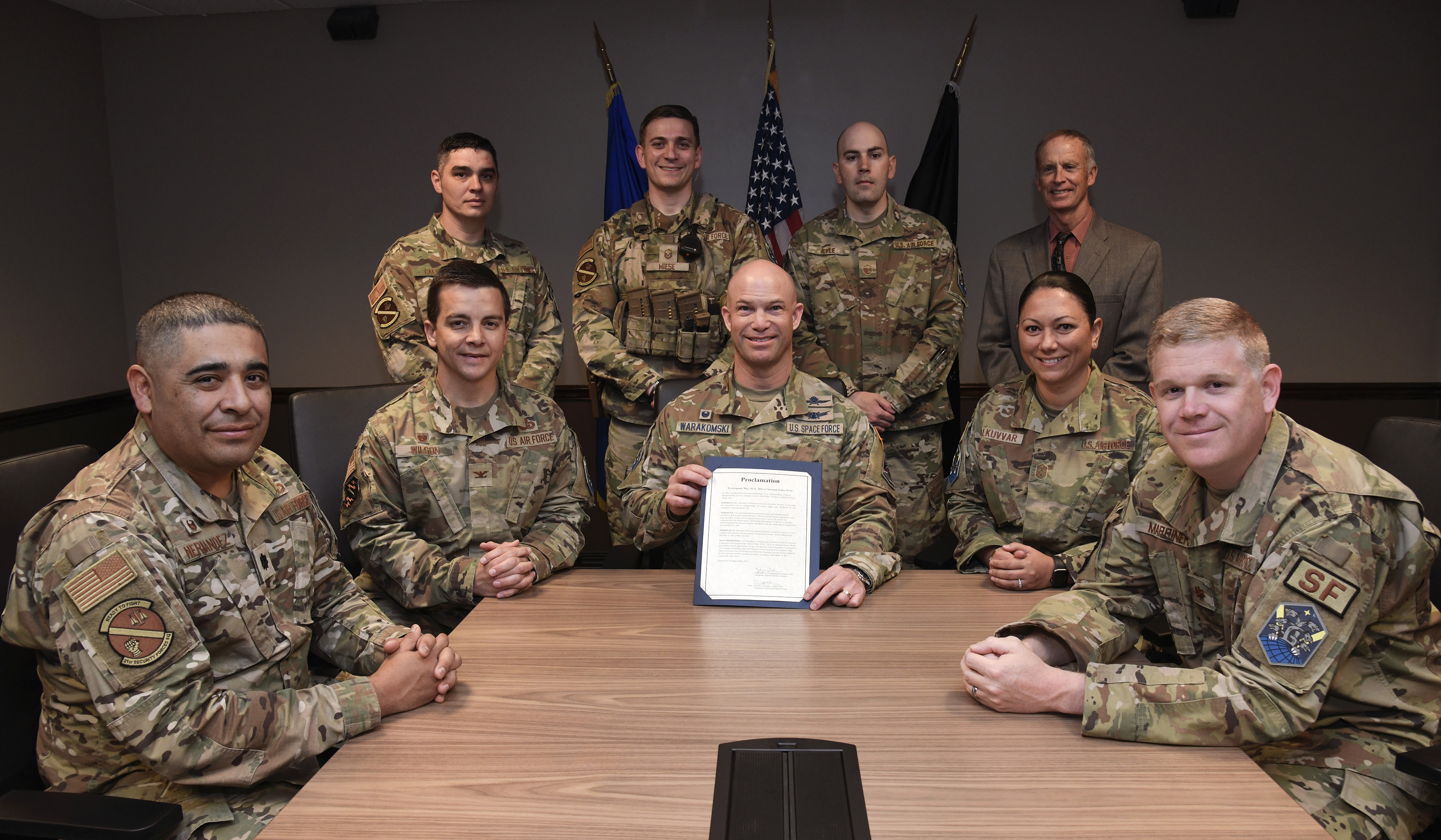Police Week Proclamation Signing > Peterson and Schriever Space Force ...