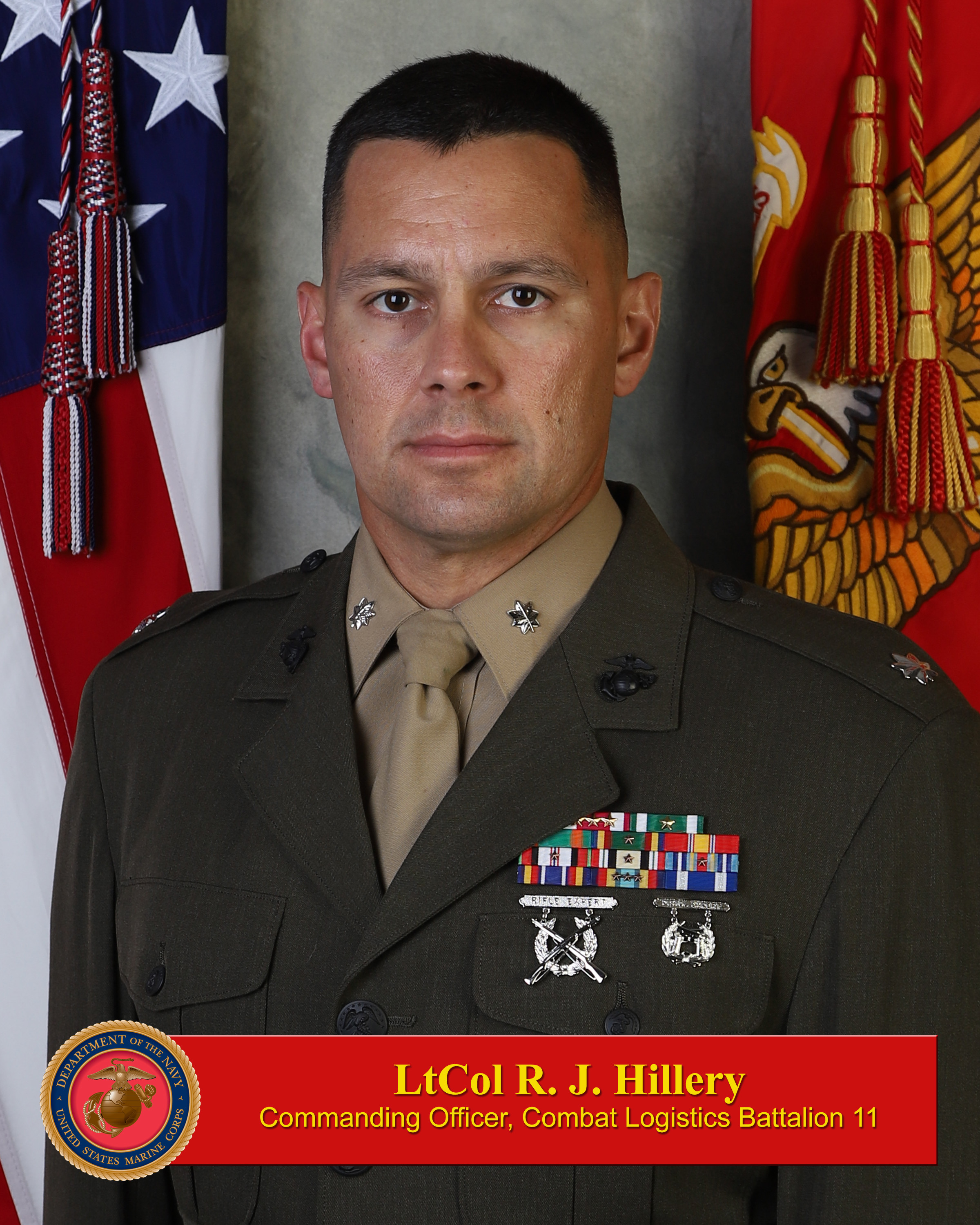 Lieutenant Colonel R. J. Hillery > 1st Marine Logistics Group > Leaders
