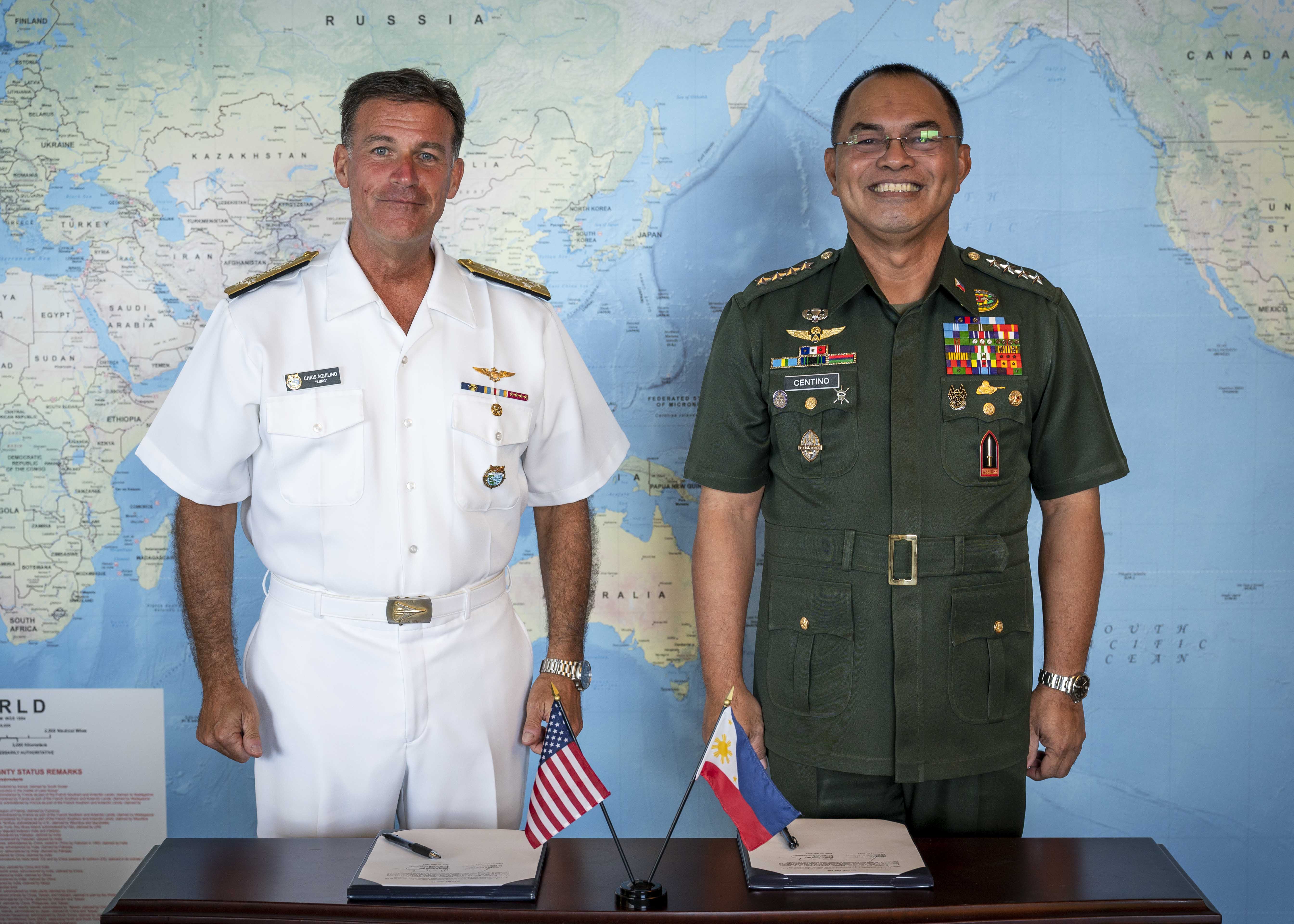 U.S. Indo-Pacific Command and the Armed Forces of the Philippines sign ...