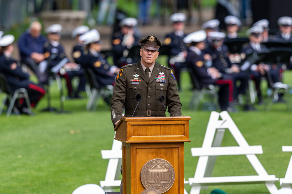 Maj. Gen. Andrysiak Provides Remarks at Memorial Day Ceremonay