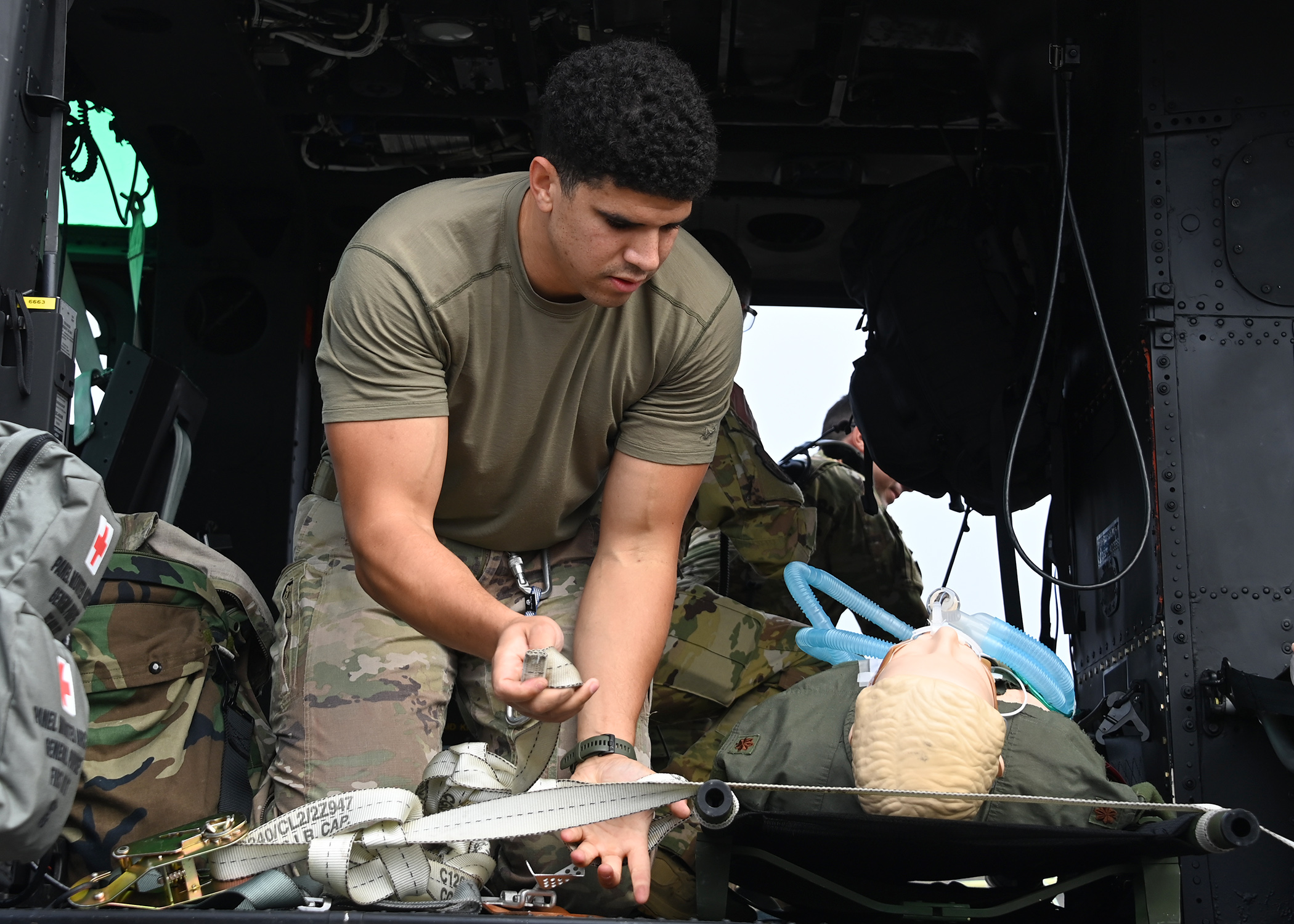 316th Medical Group and 1st Helicopter Squadron conduct specialized ...