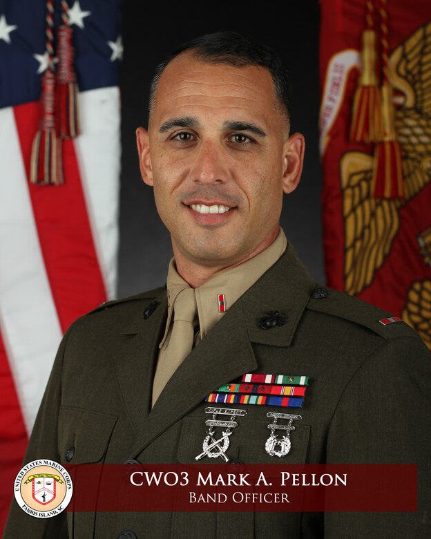Chief Warrant Officer 3 Mark A. Pellon > Marine Music > Official Biography