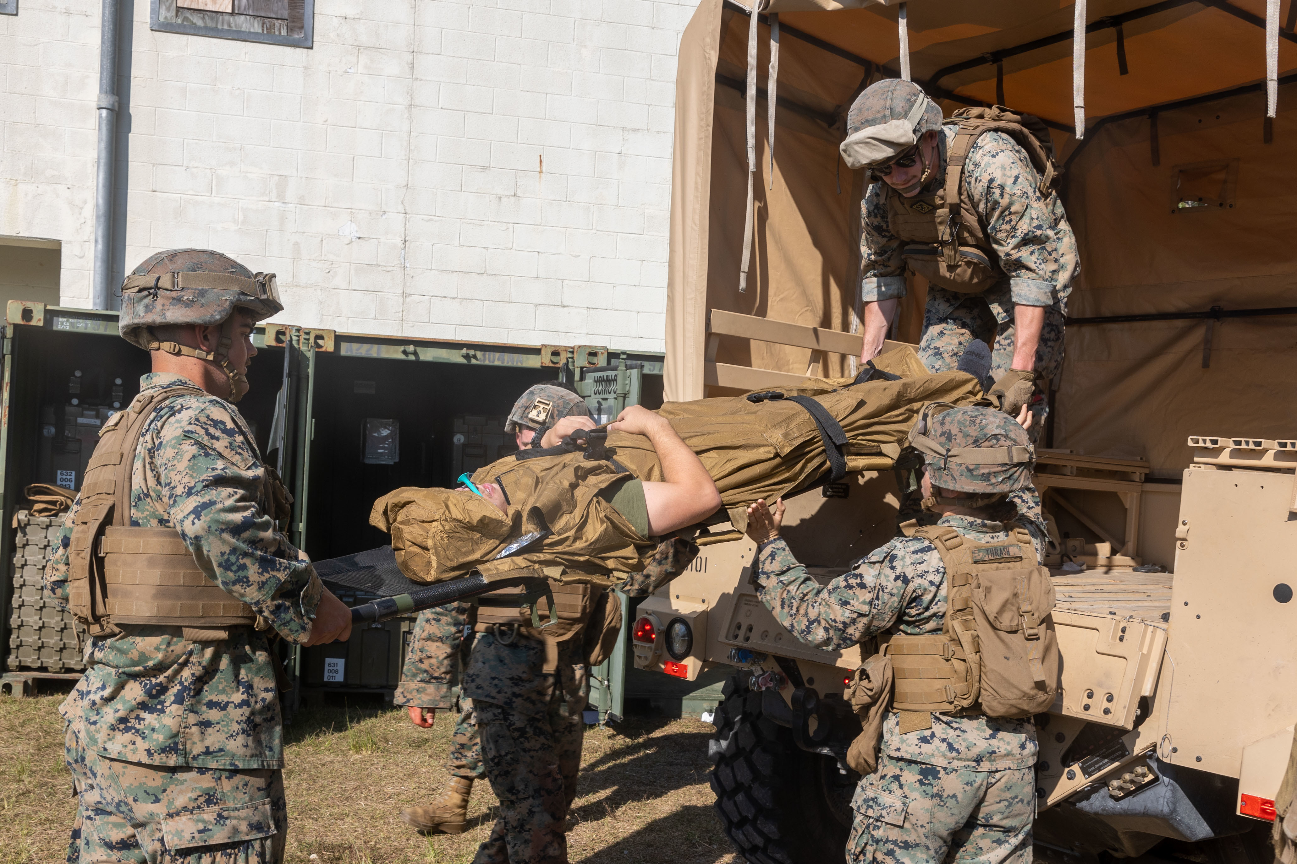26th MEU Corpsman Conducts Mass Casualty Response Exercise