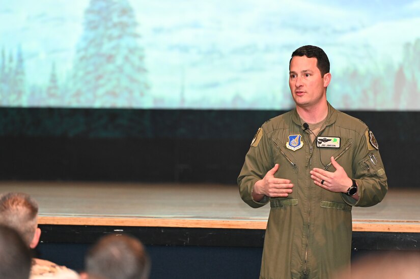 3rd Wing commander hosts all call; outlines mission > Joint Base ...