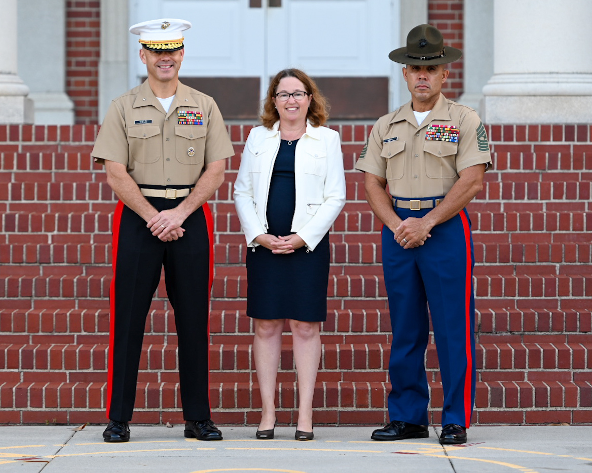 USNCC President Visits Parris Island as Parade Reviewing Official ...
