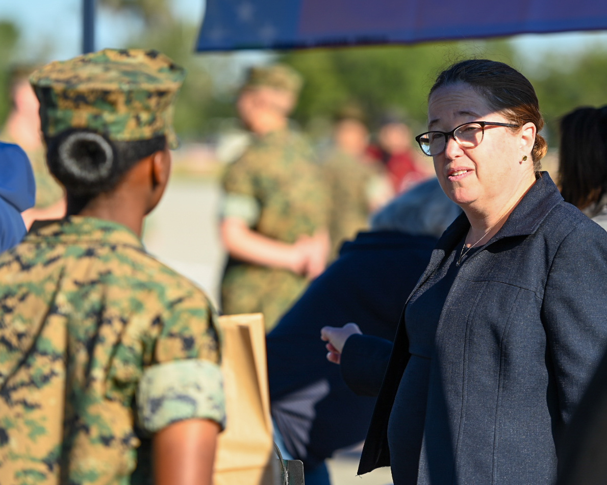 USNCC President Visits Parris Island as Parade Reviewing Official ...