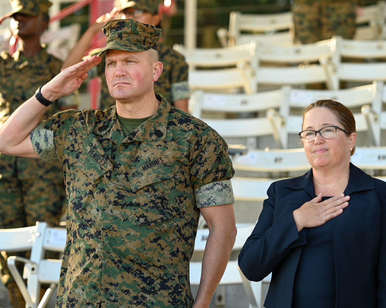 USNCC President Visits Parris Island as Parade Reviewing Official ...