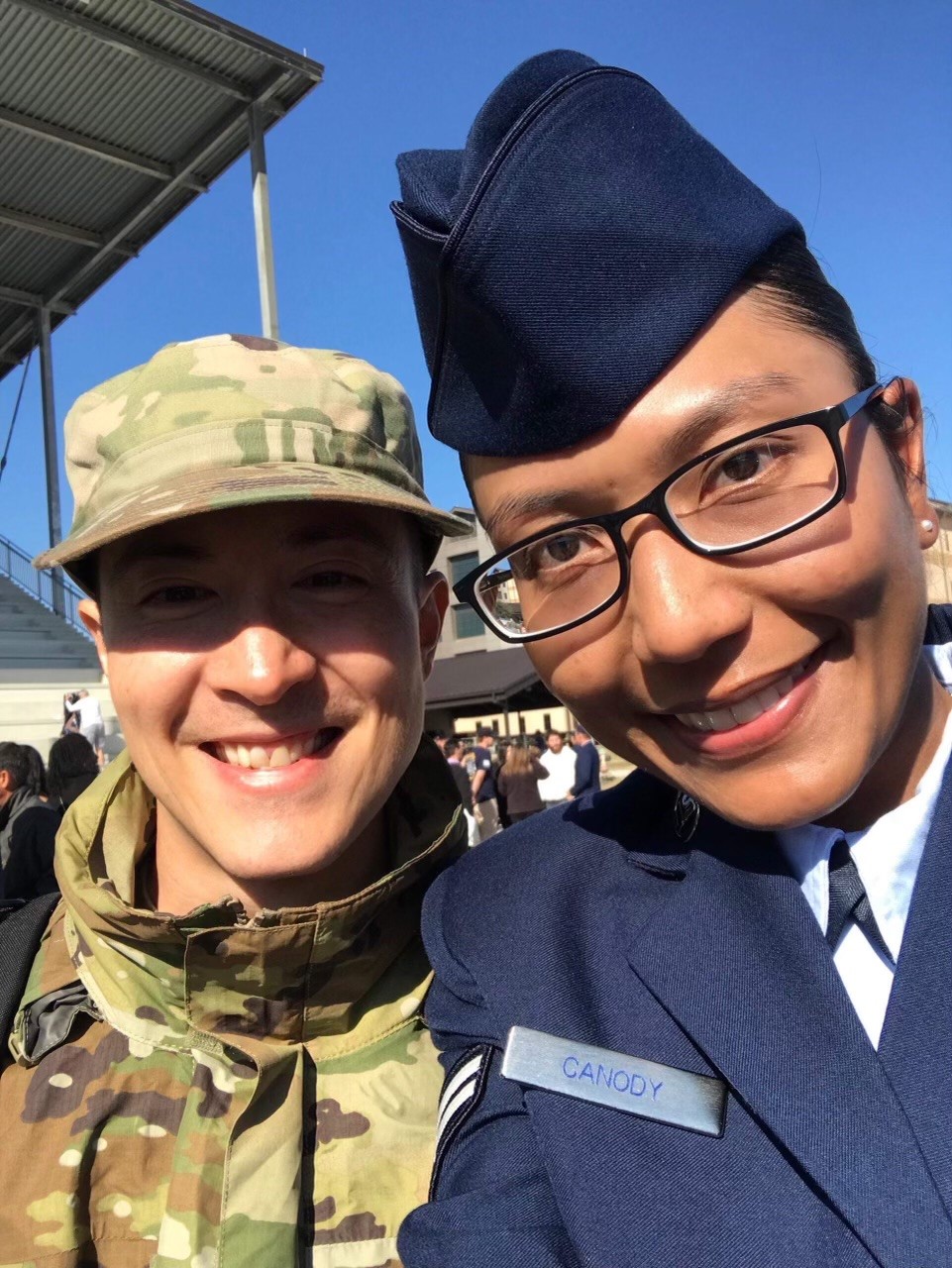 One couple’s extraordinary journey to becoming Airmen