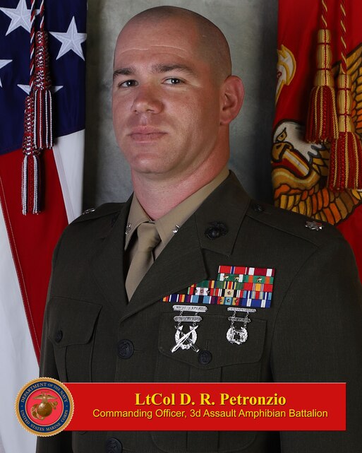LtCol D. R. Petronzio > 1st Marine Division > Biography