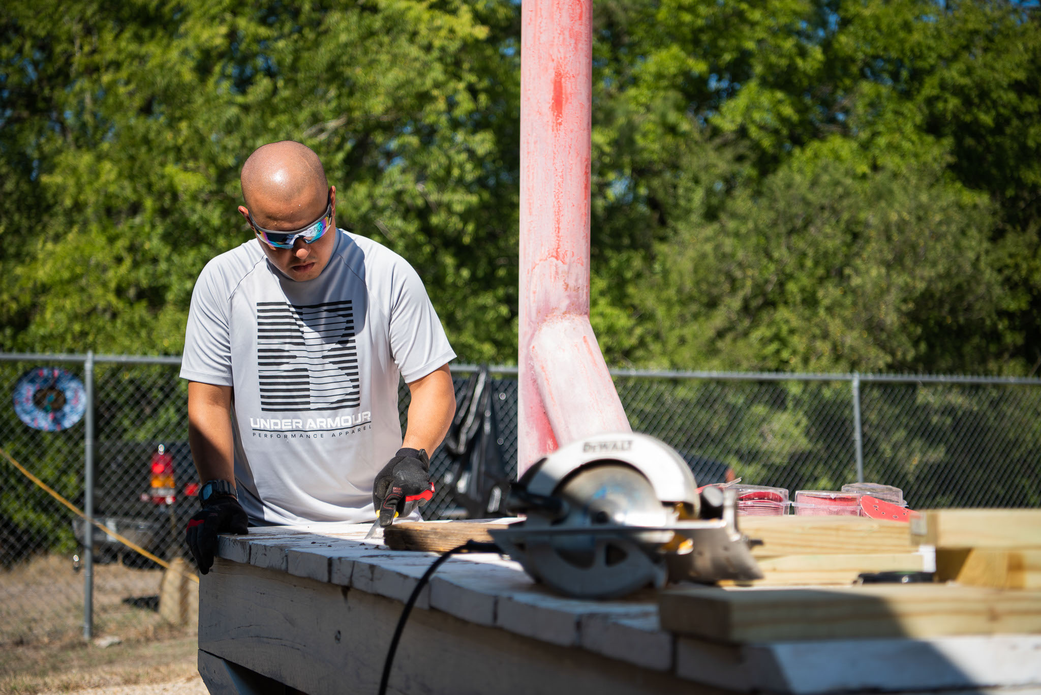 IAAFA team renovates its Leadership Reaction Course Complex > Secretary ...