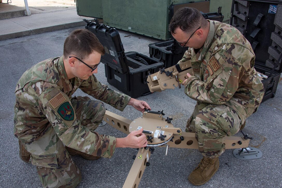 673rd CS ACE Expeditionary Communications team supports 90th EFS in ...
