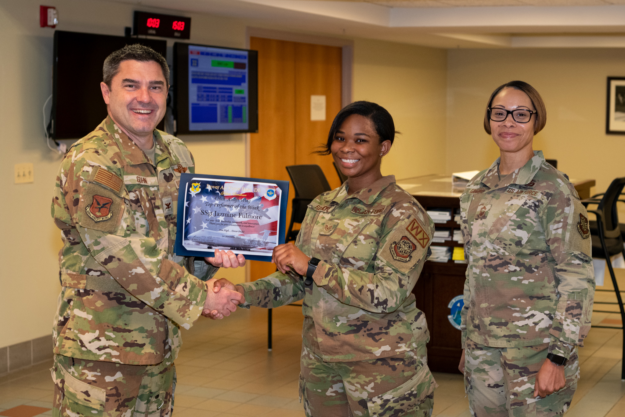 Dover Air Force Base Recognizes Outstanding Performer Dover Air Force