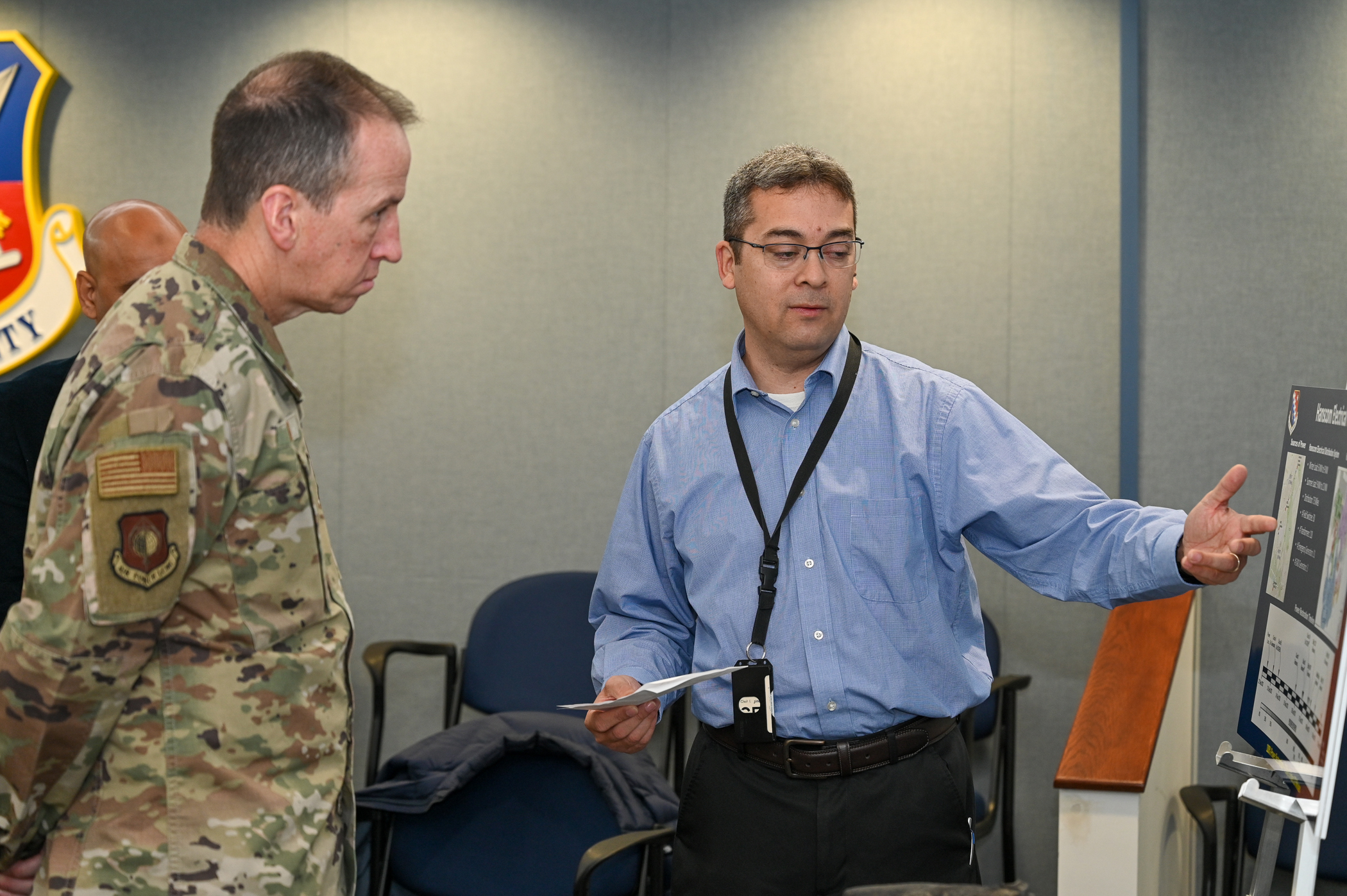 Morris, Newman meet with AFLCMC-Hanscom personnel > Hanscom Air Force ...