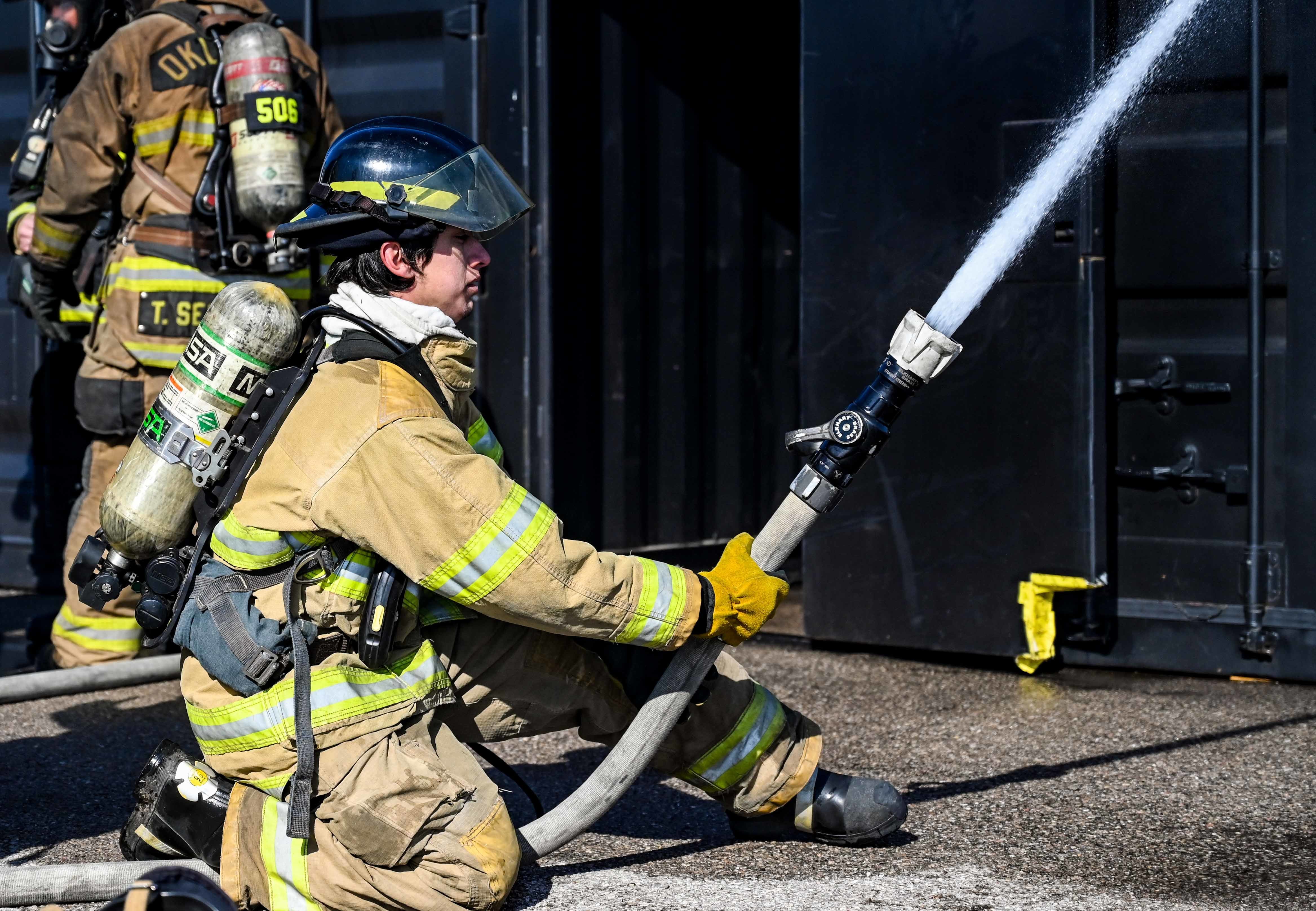 Tinker Fire and Emergency Services help train local fire academy ...