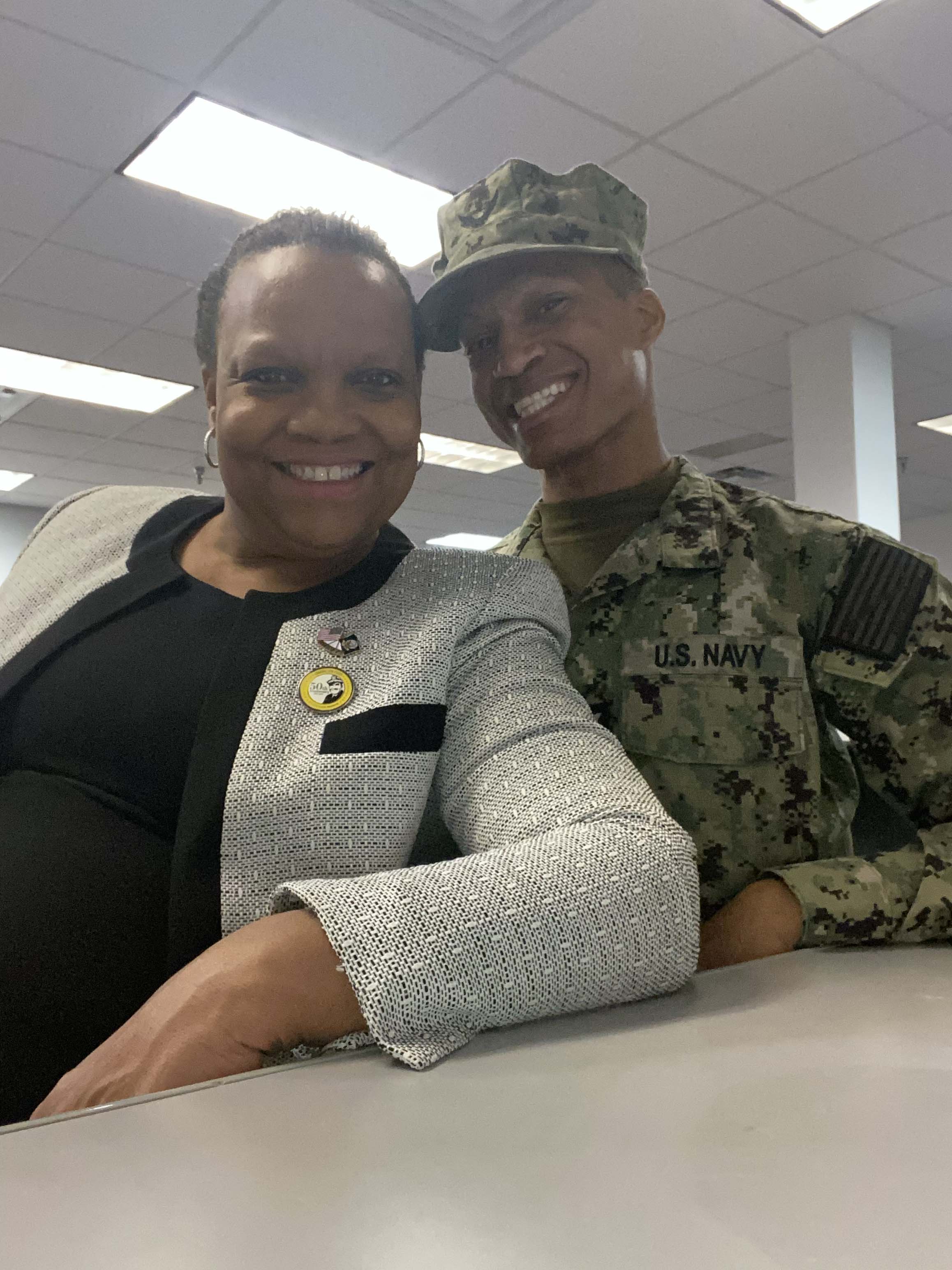 NRC Amarillo's Dynamic Duo: YN1 Marcus Jones and his "Mombudsman ...