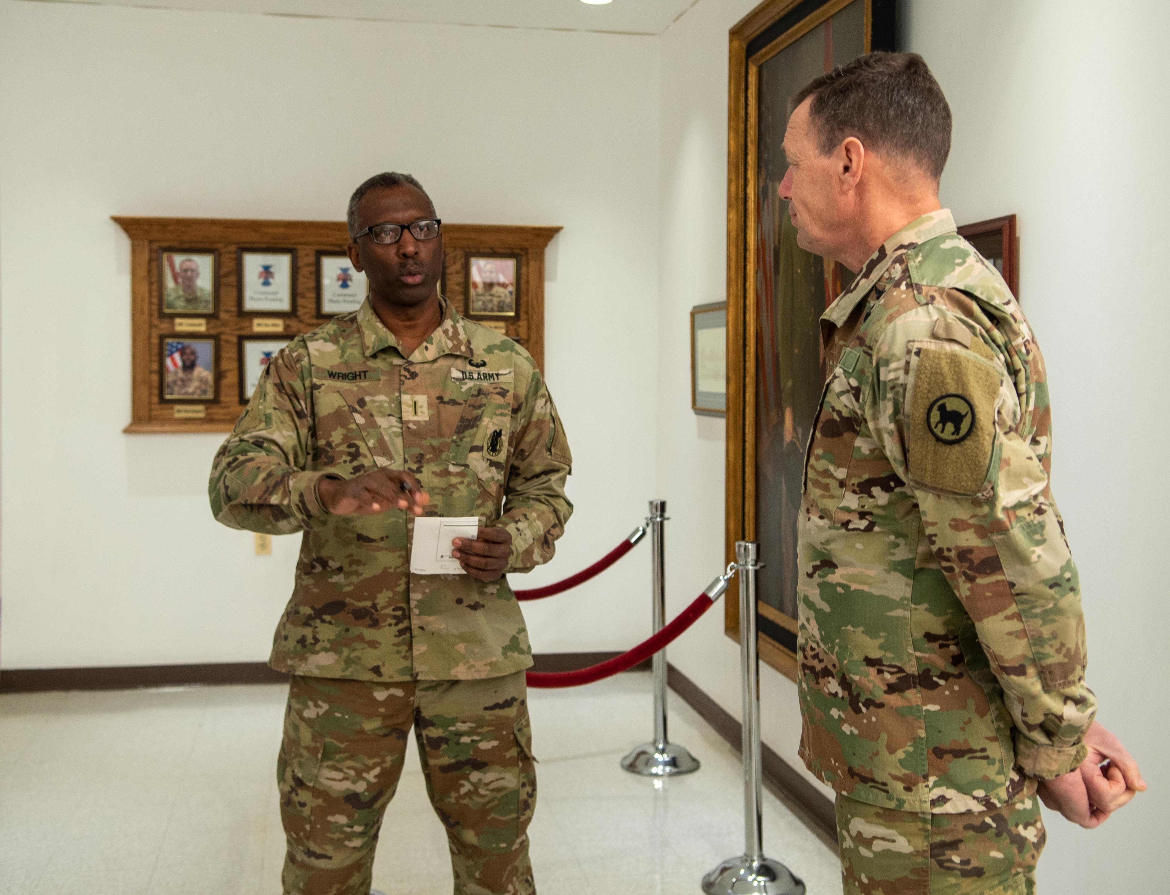 81st RD DCG-S visits the 412th Theater Engineer Command