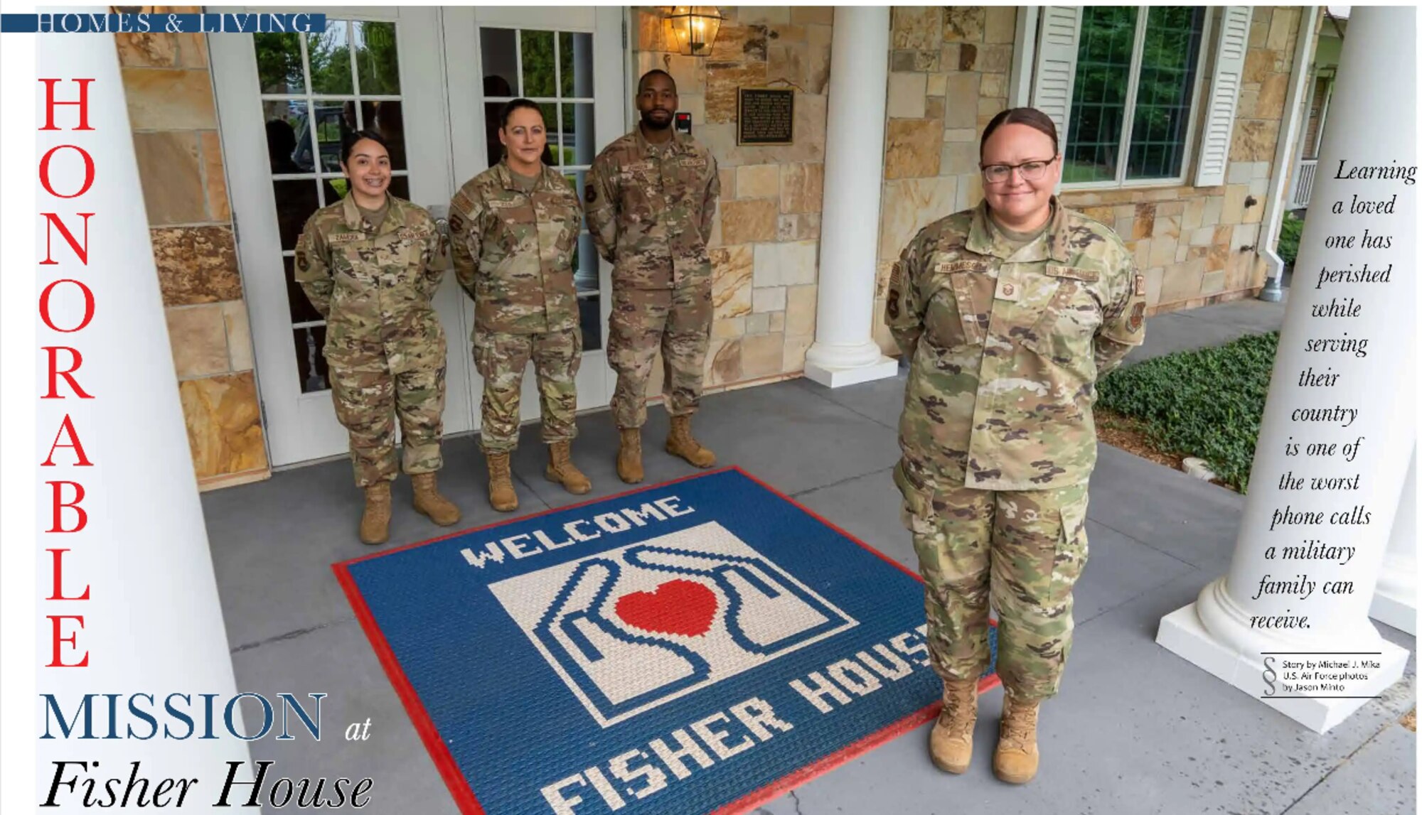 Honorable mission at Fisher House > Air Force Installation & Mission ...