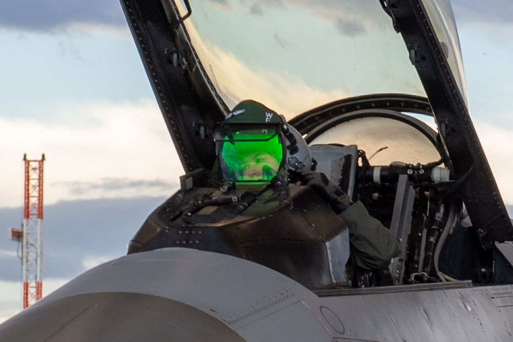 555th FS participates in multigenerational airpower exercise Falcon ...