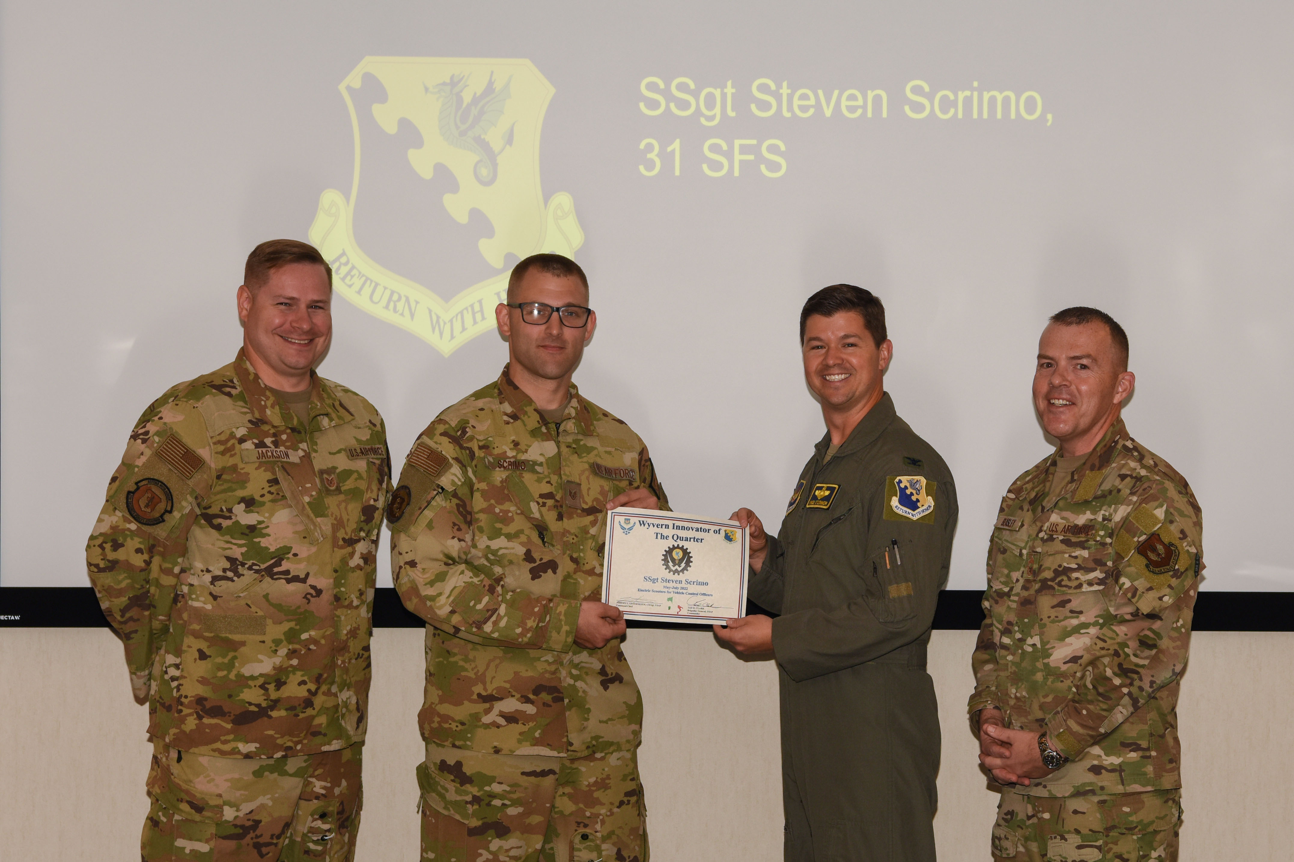 Innovator of the Quarter: SSgt. Steven Scrimo > Aviano Air Base > Display